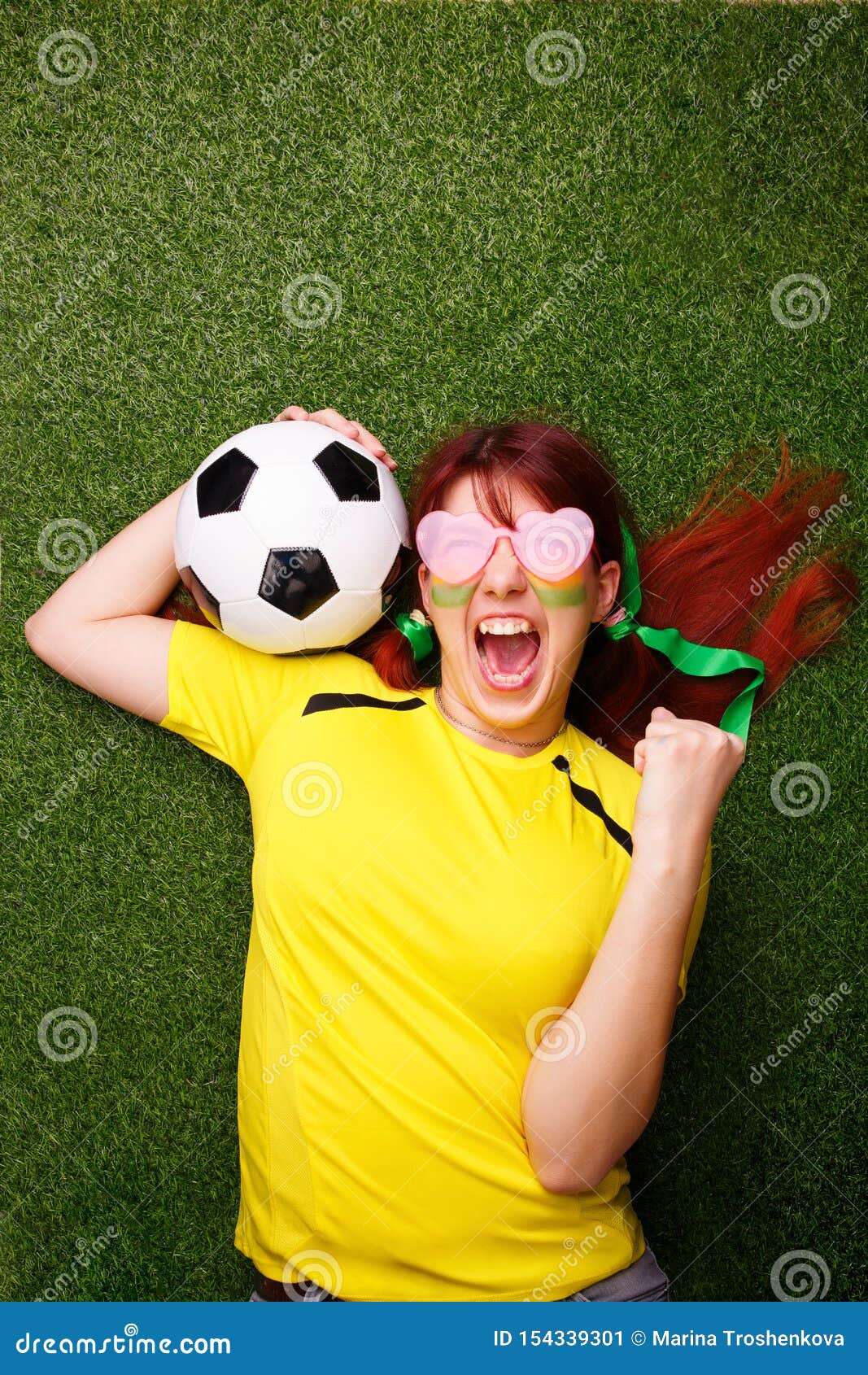 Soccer Fan Support Their Team and Celebrate Goal Stock Image - Image of ...