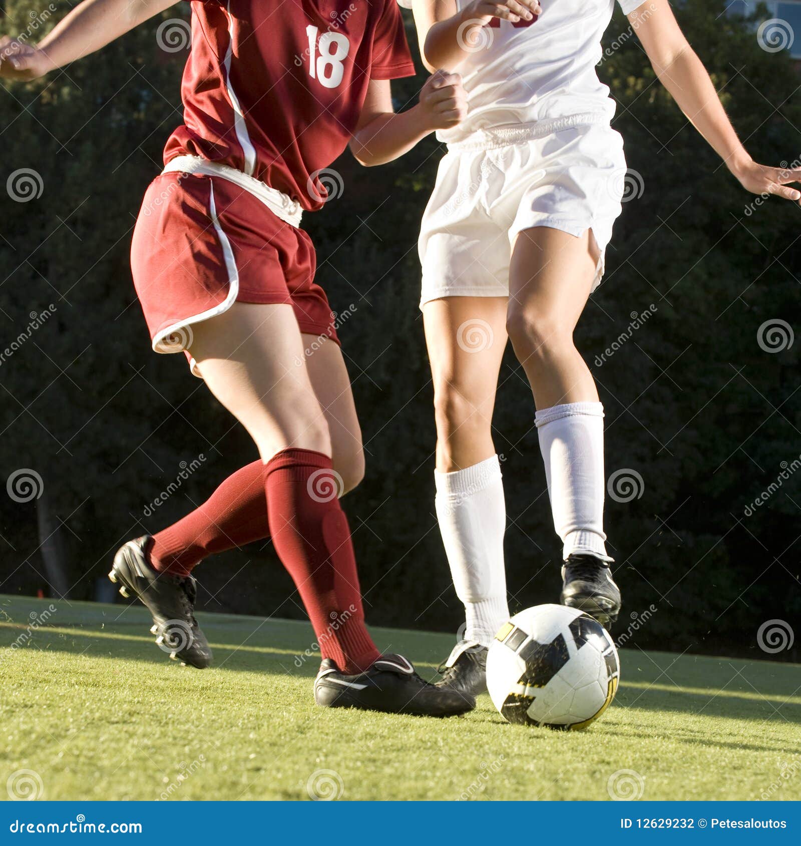 Soccer Feet & Ball stock photo. Image of competition - 12629232