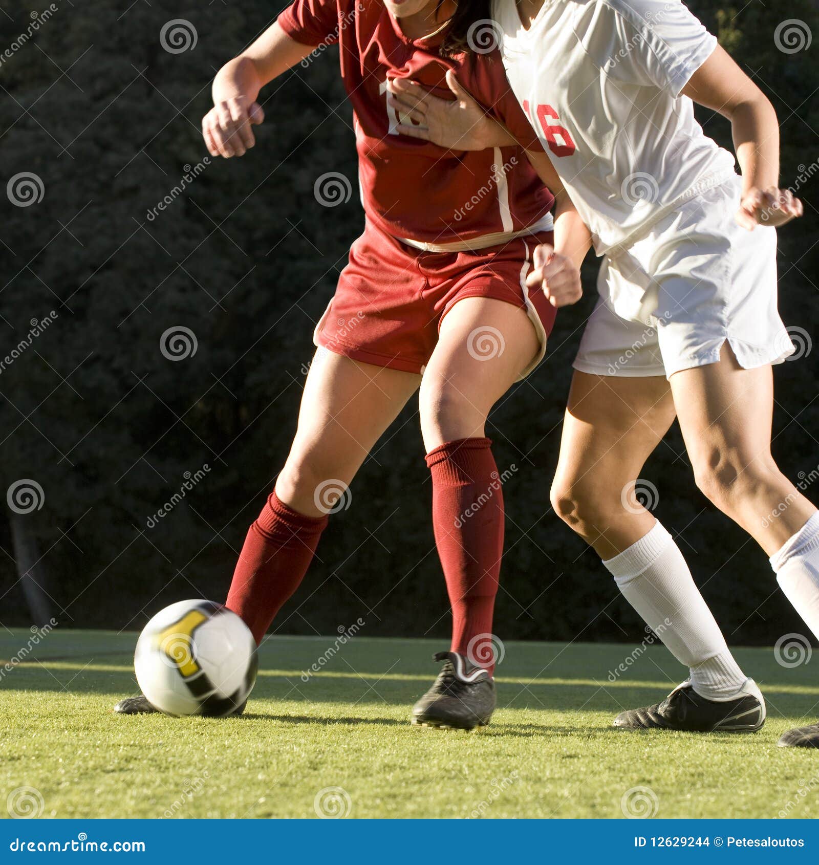 Soccer Feet & Ball stock photo. Image of opposition - 12629244