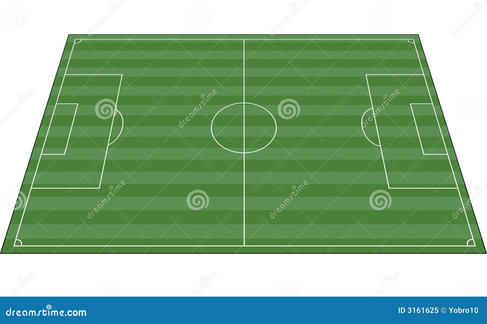 Soccer Field With The Tactical Scheme. Stock Photo | CartoonDealer.com ...