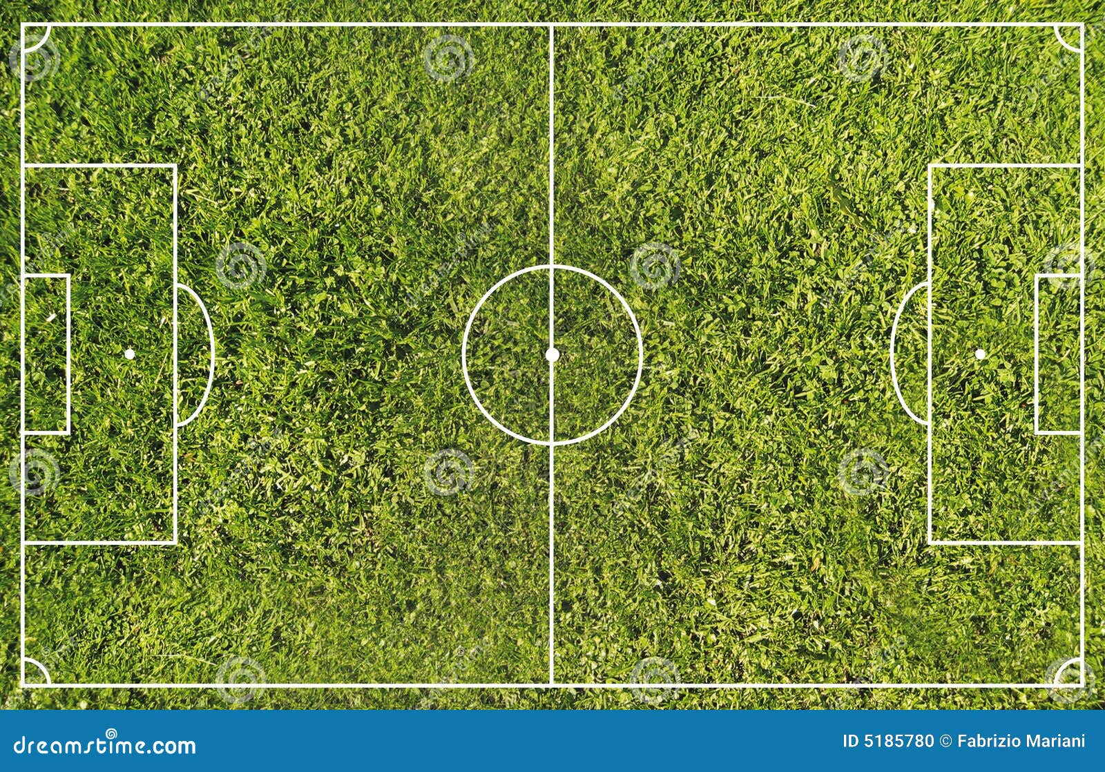 Soccer Field With The Tactical Scheme. Royalty-Free Stock Photo ...