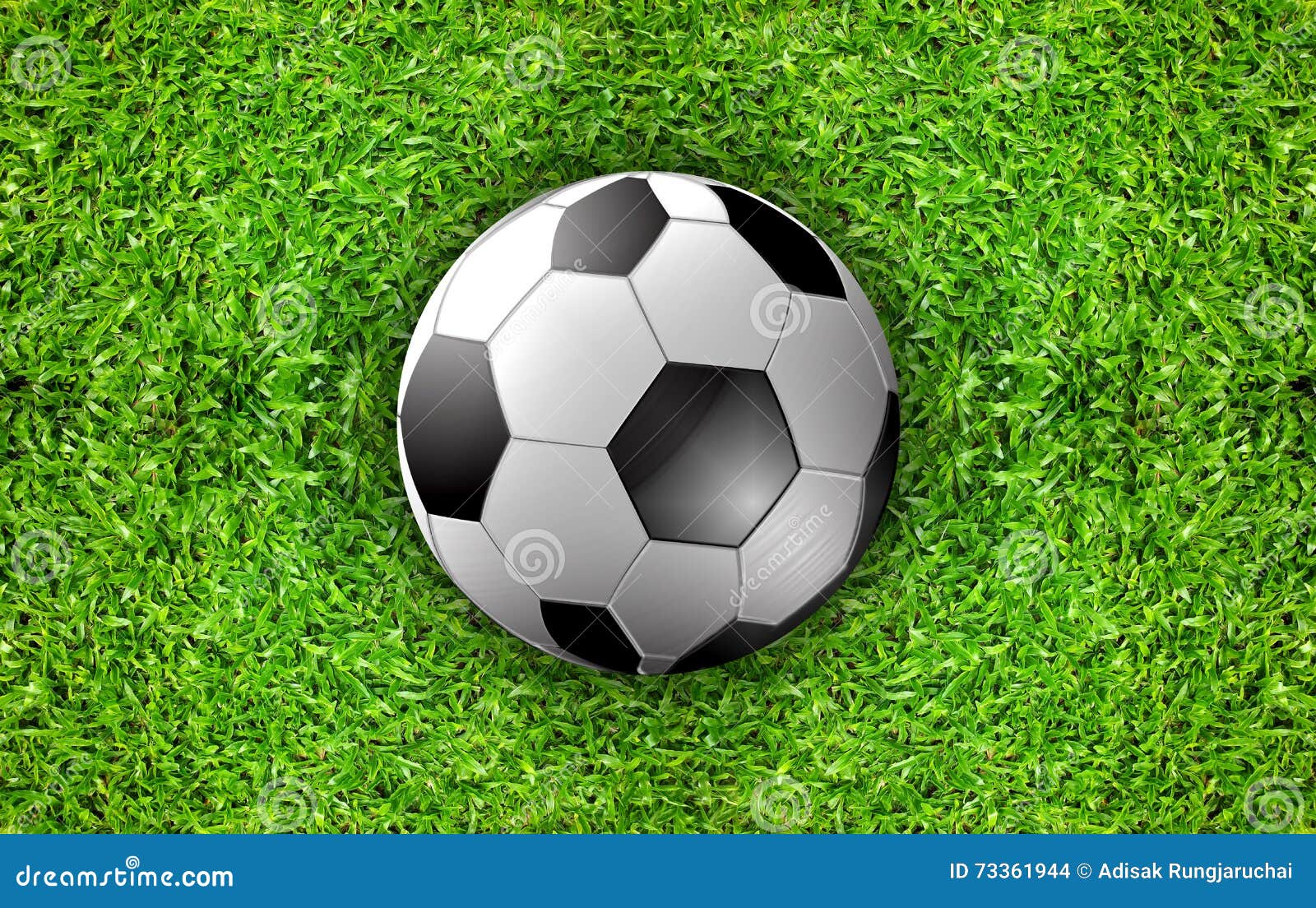 Soccer Field and Ball Top View Background Stock Photo - Image of view ...