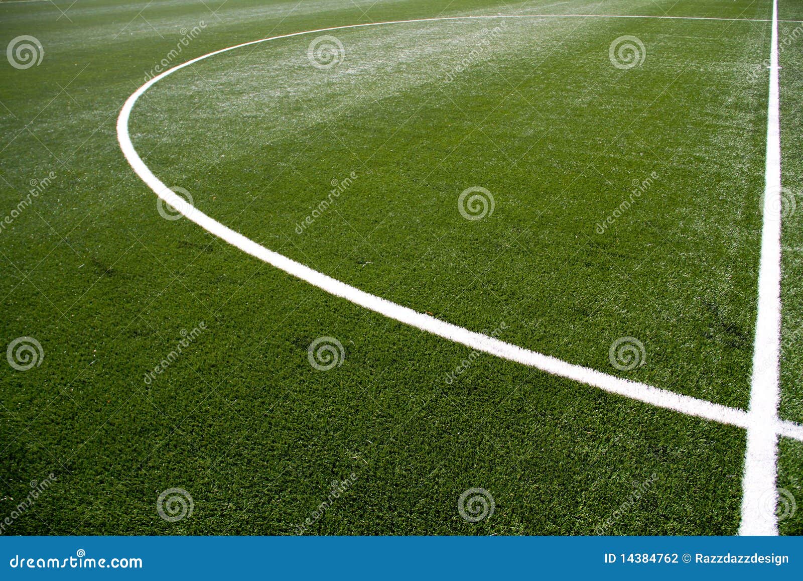 Soccer Field Center stock photo. Image of daylight, nature - 14384762