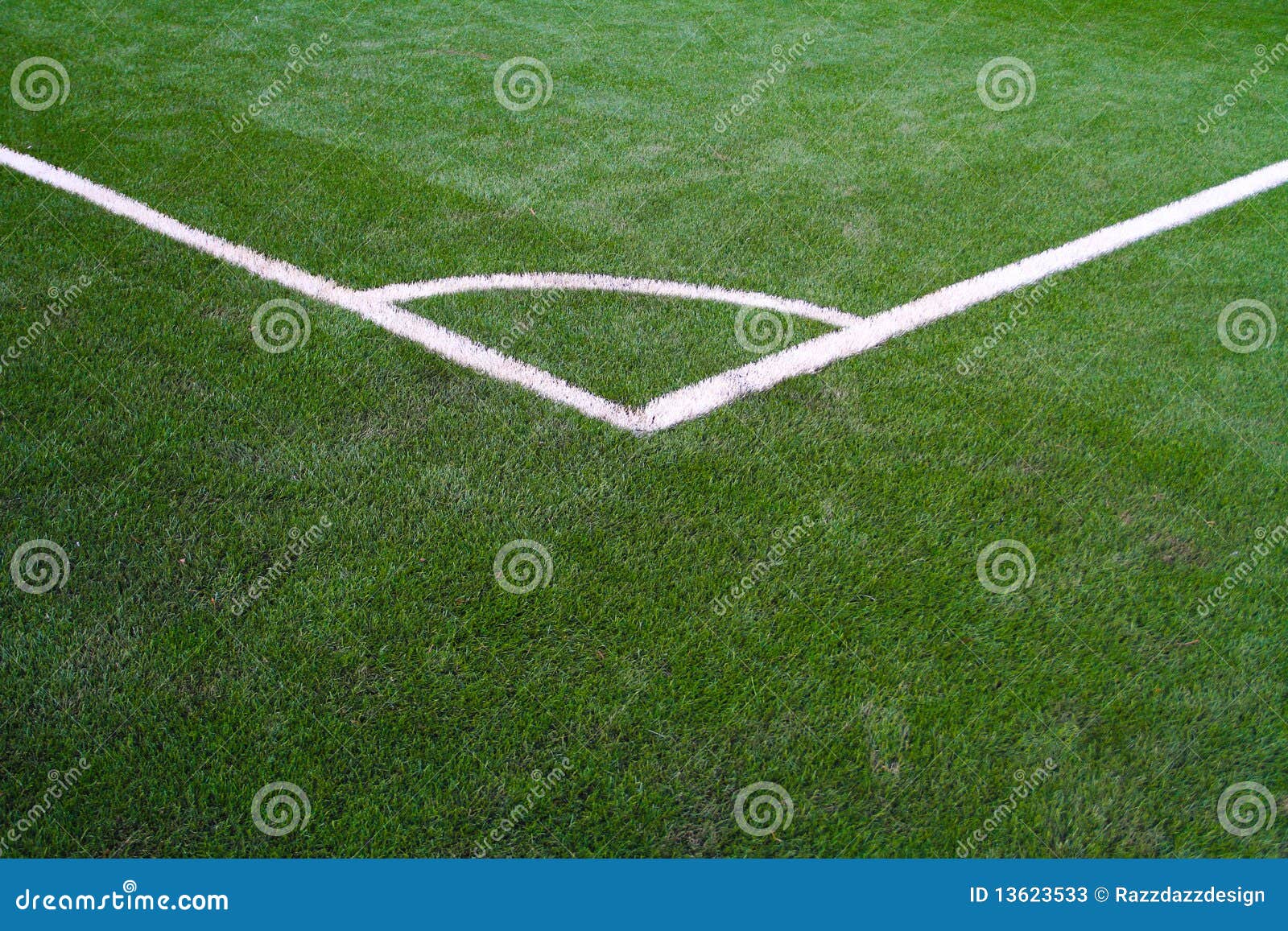 Soccer Field Corner stock image. Image of curve, sign - 13623533