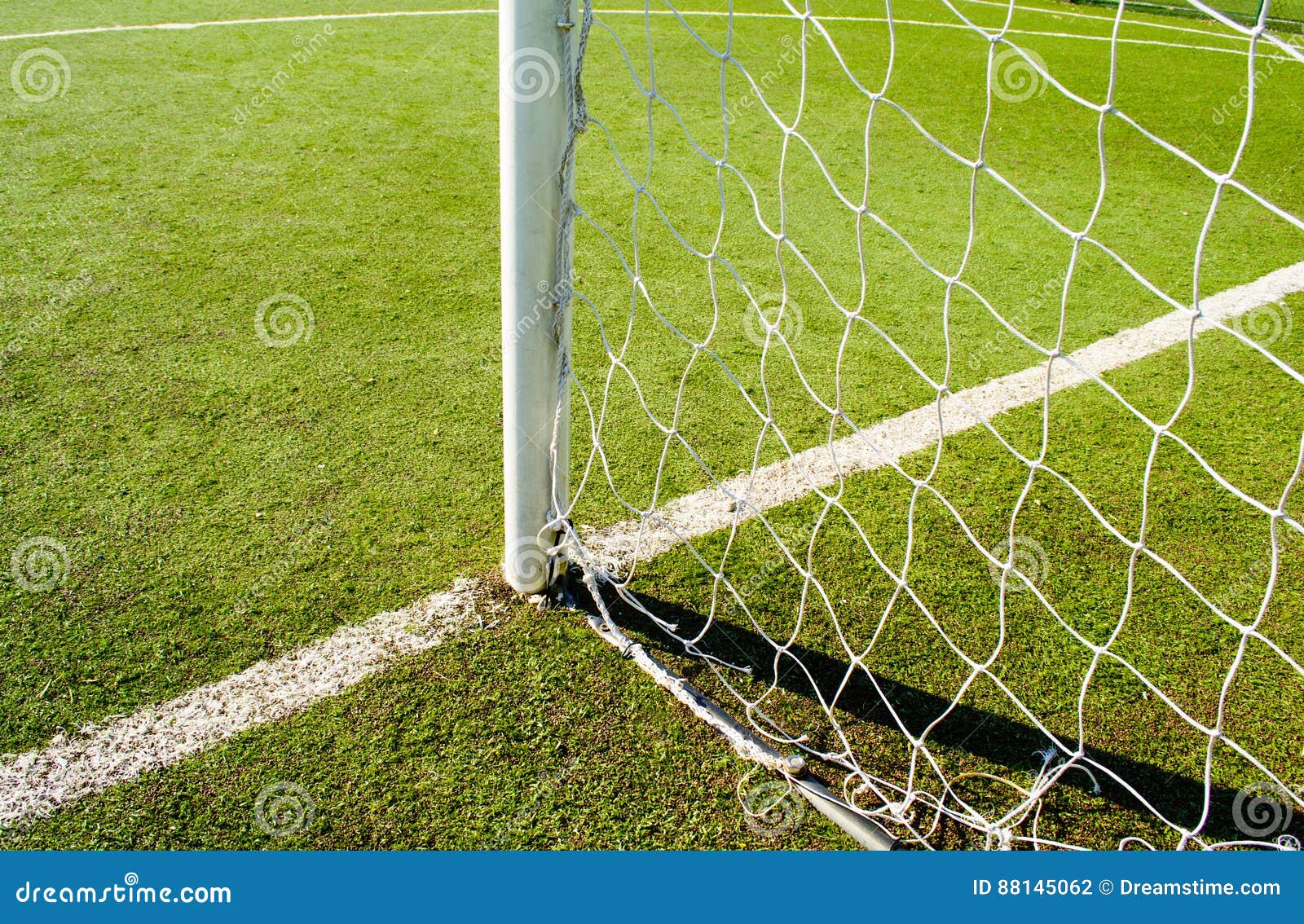 Soccer field stock photo. Image of line, ball, outdoor - 88145062