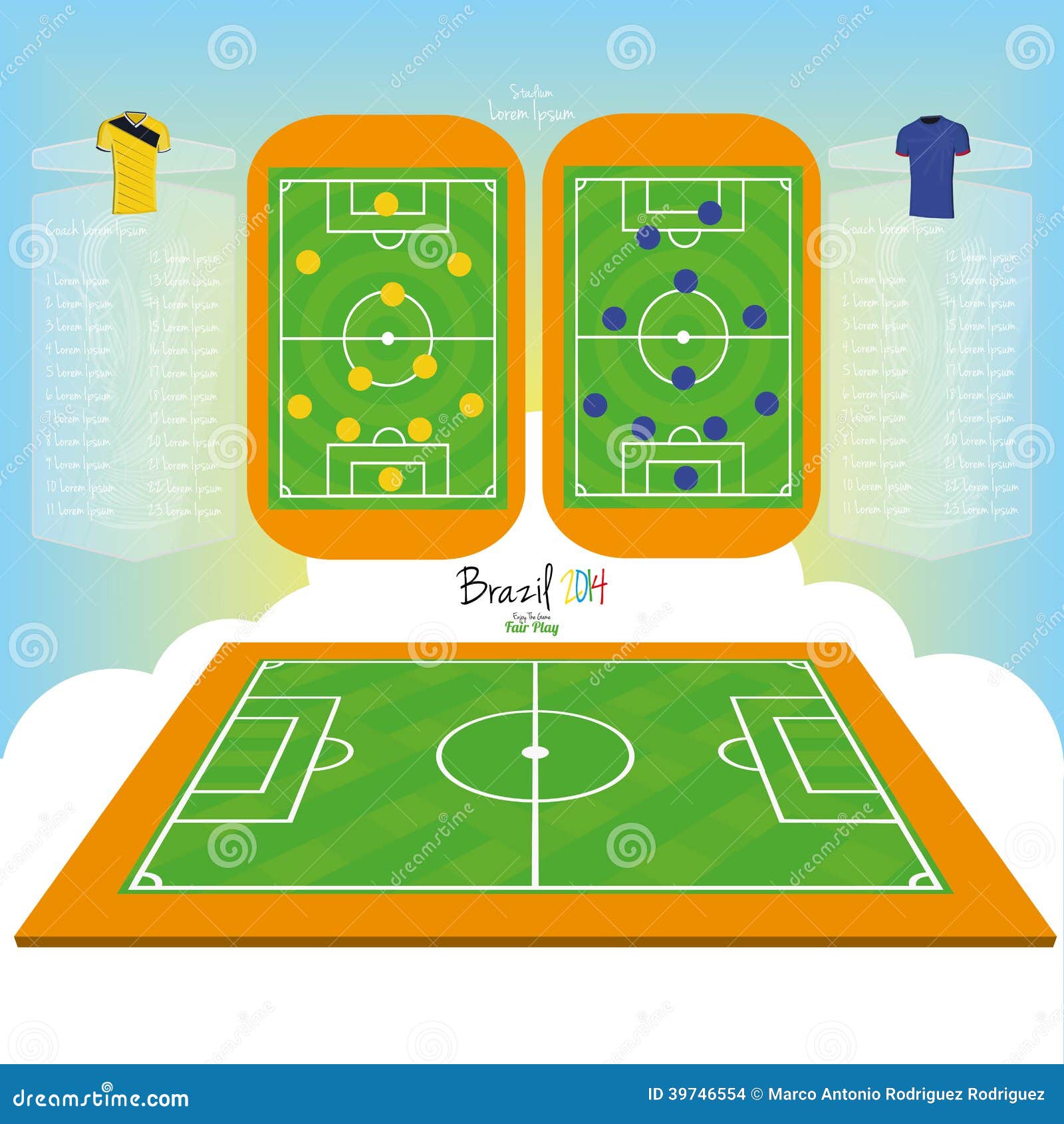 Soccer Field Editable with Space for Text Editorial Stock Image ...