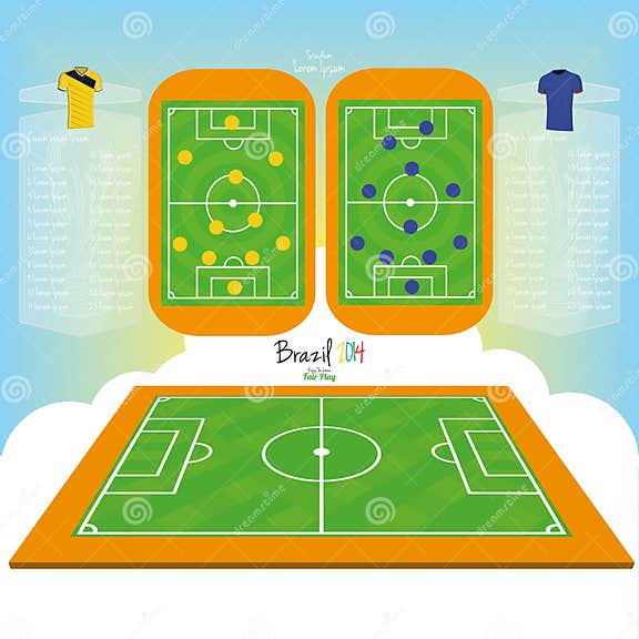 Soccer Field Editable with Space for Text Editorial Stock Image ...