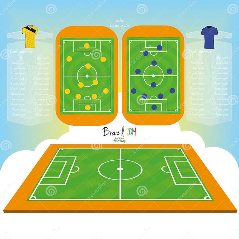 Soccer Field Editable with Space for Text Editorial Stock Image ...