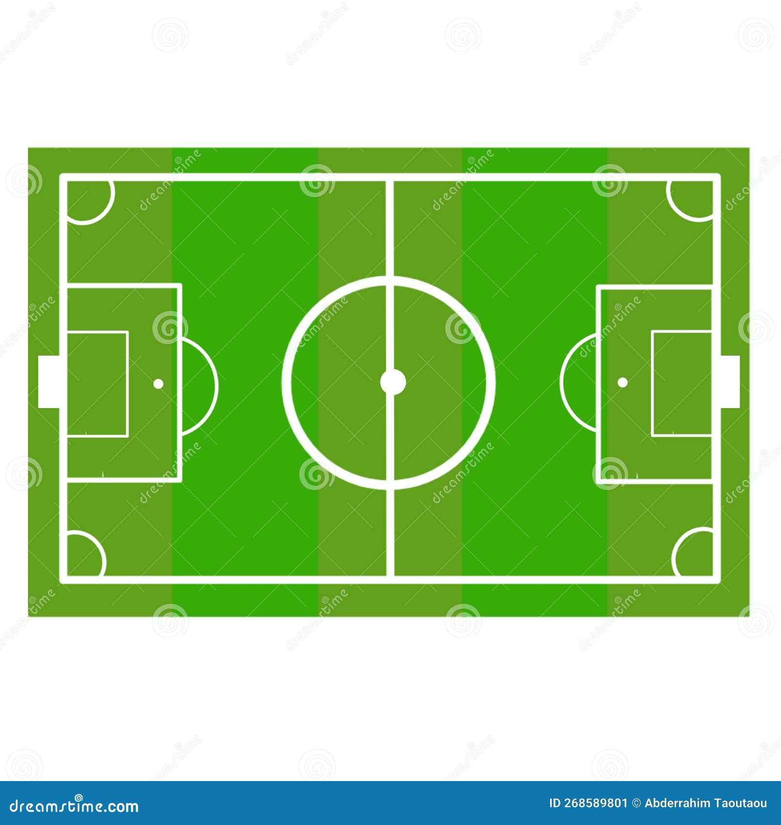 Soccer Field Floor Plan Diagram Illustration Stock Illustration ...