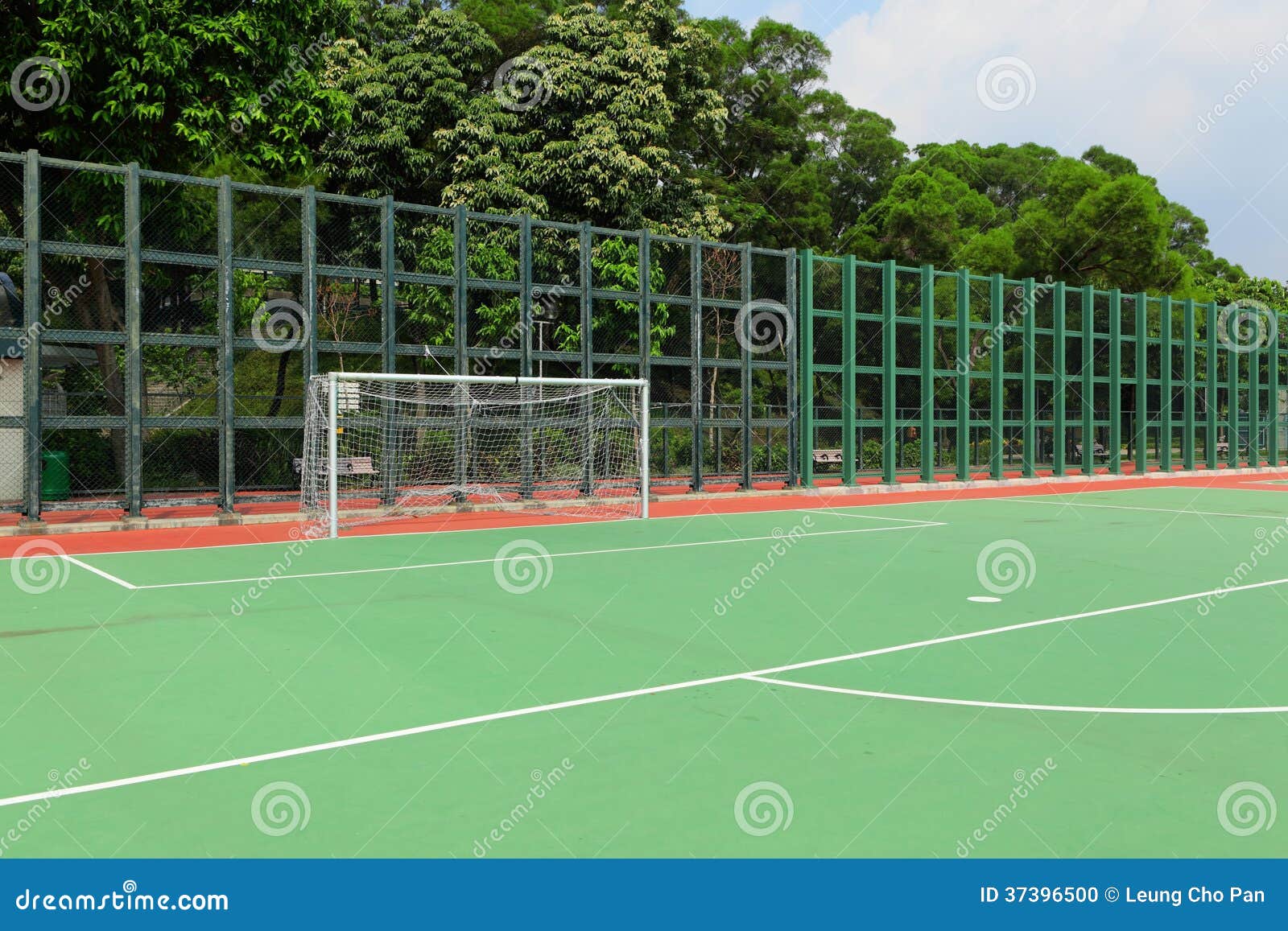 Soccer field and gate stock photo. Image of outdoor, recreational ...