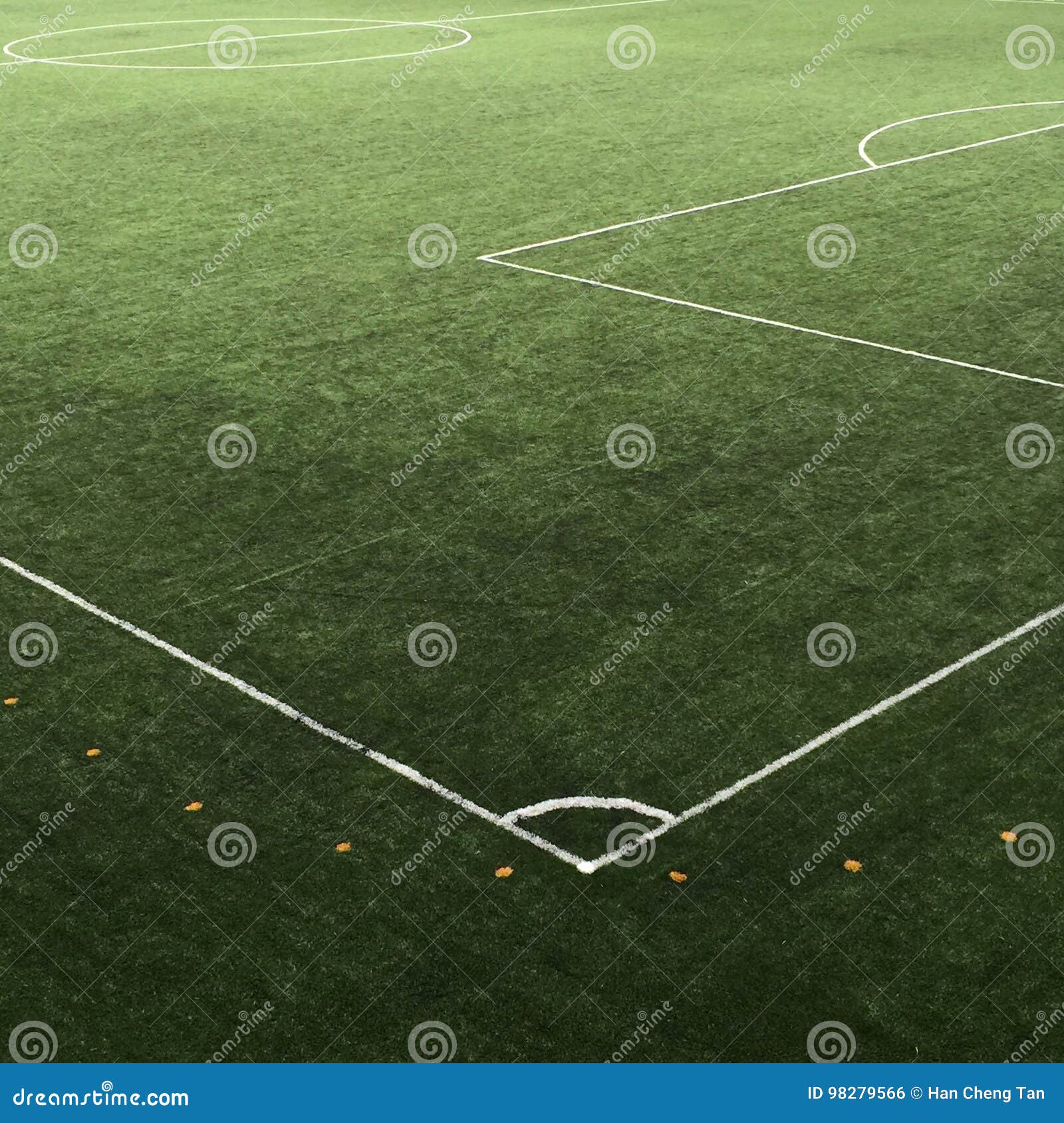 Soccer Field stock photo. Image of football, green, patch - 98279566