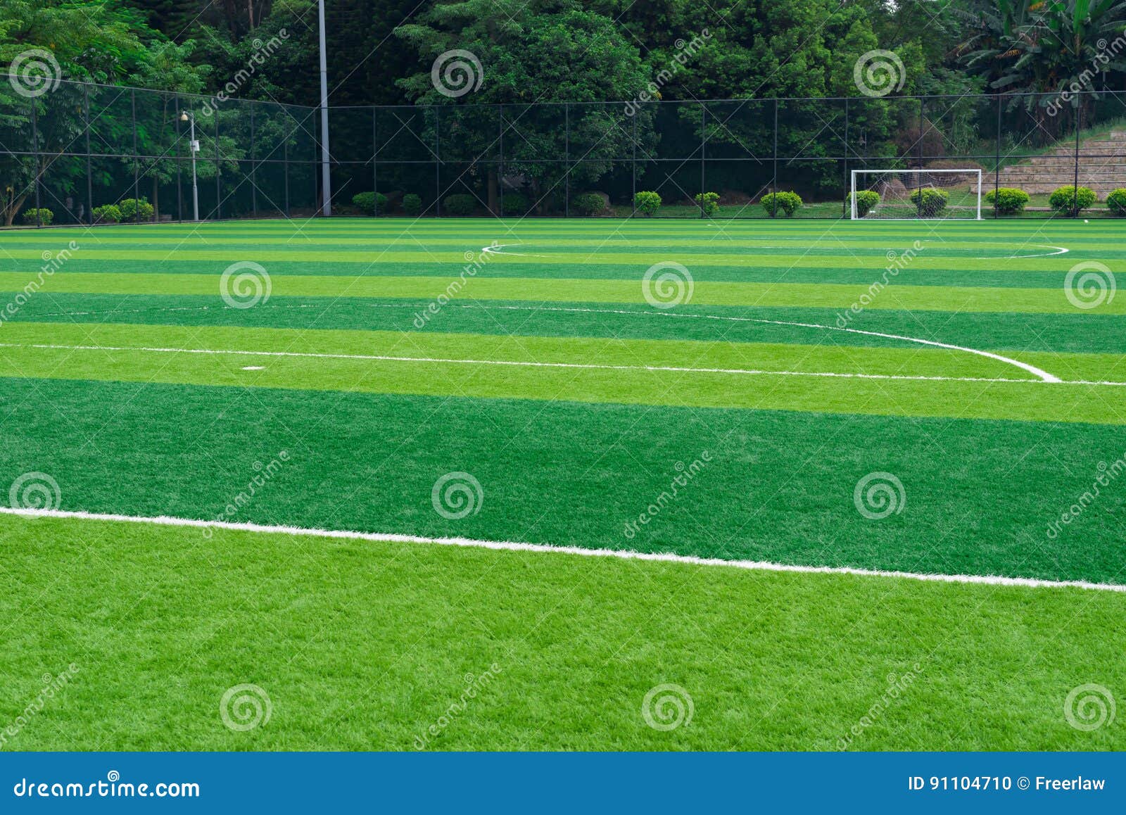 Soccer field stock photo. Image of sport, horizontal - 91104710