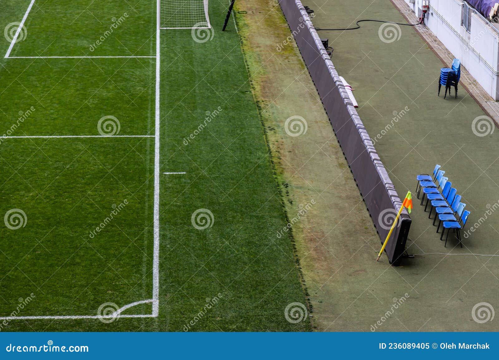 Soccer Field Line Detail for Backgrounds or Texture Stock Image - Image ...