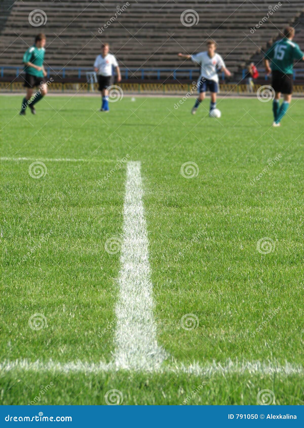 Soccer filed stock photo. Image of play, pass, green, event - 791050