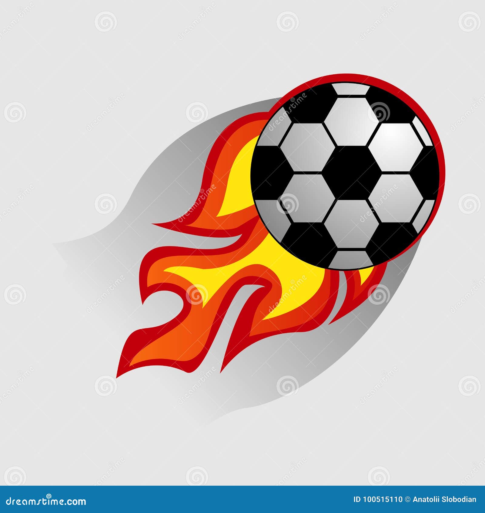 Soccer Fire Logo Design Element Ball, Fire, Soccer, Flame, Burn, Design ...