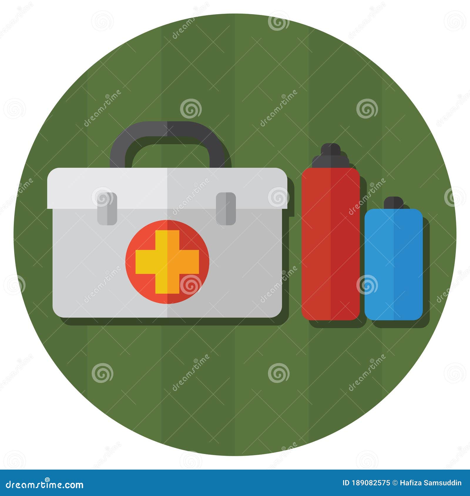Soccer First Aid Kit. Vector Illustration Decorative Design Stock ...