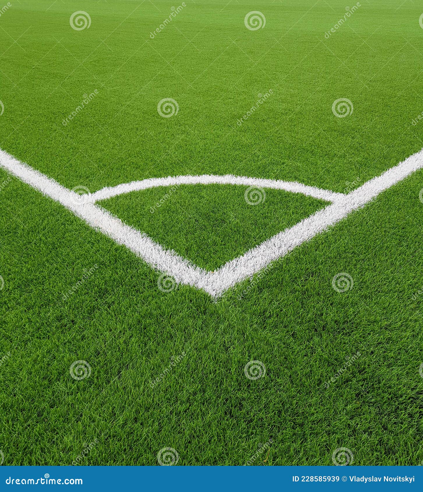 Soccer Floor Corner, Border, Corner Kick Line Stock Image - Image of ...
