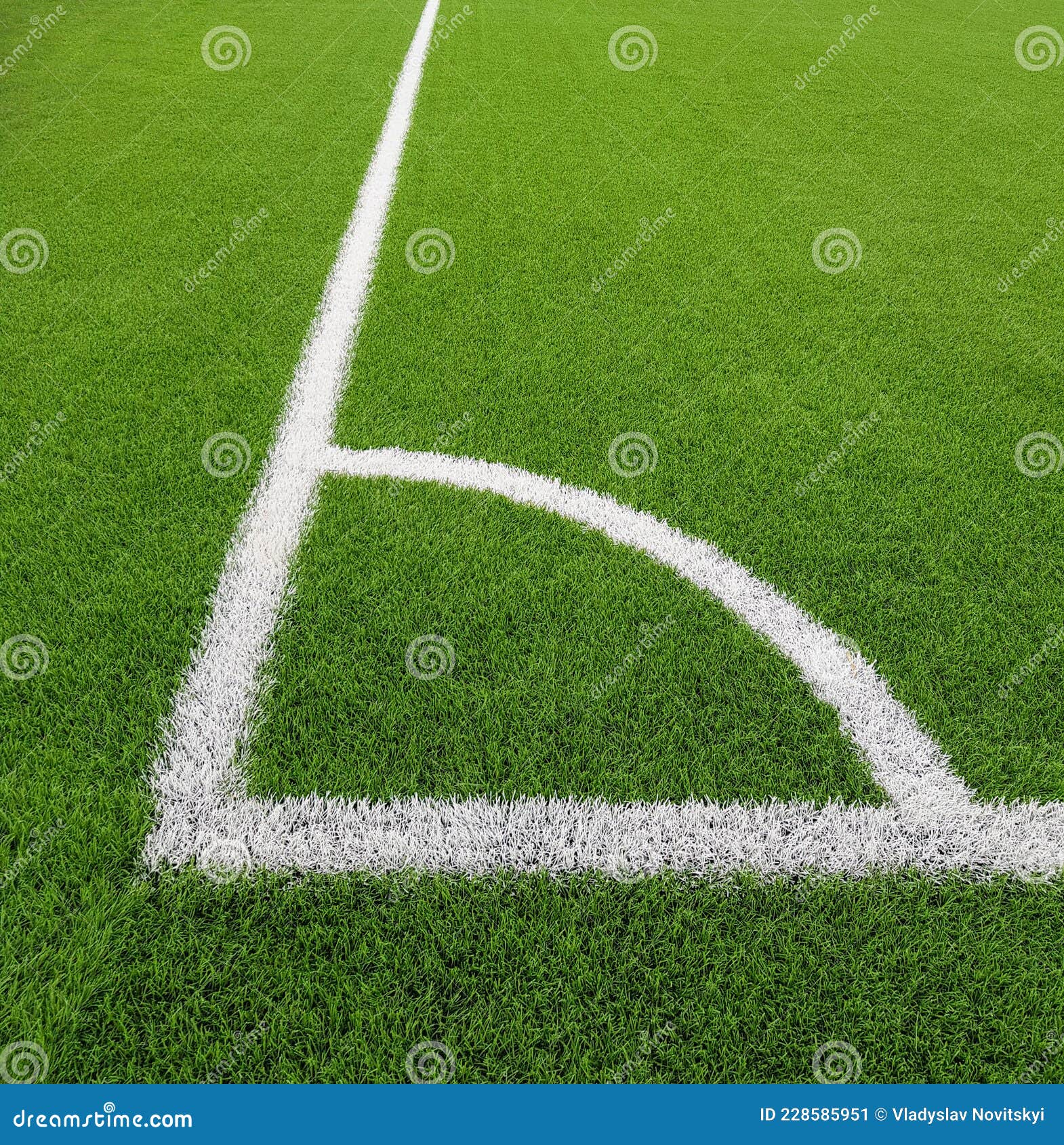 Soccer Floor Corner, Border, Corner Kick Line Stock Image - Image of ...