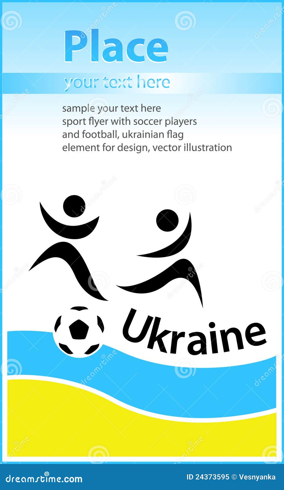 Soccer flyer stock vector. Illustration of game, event - 24373595