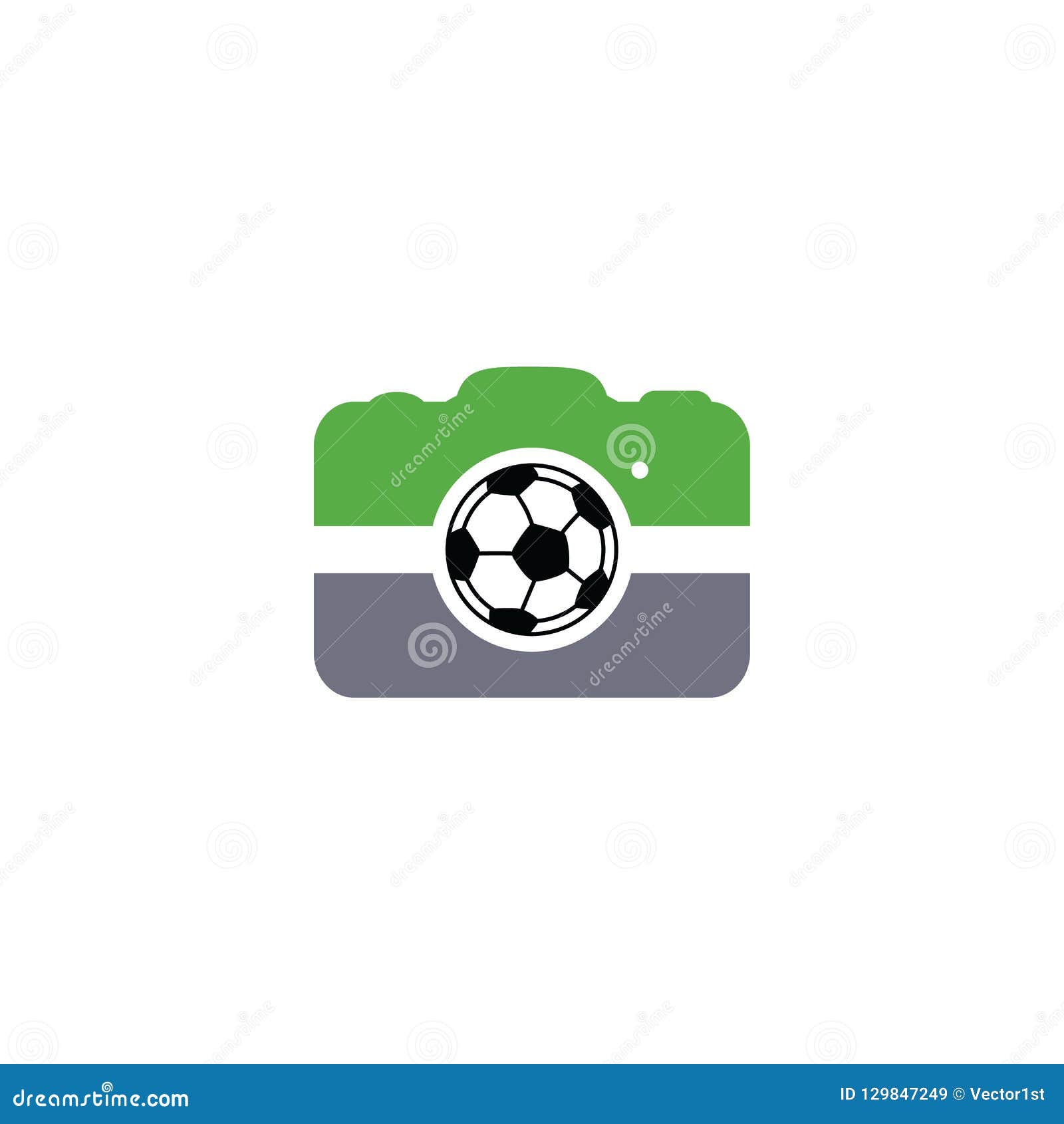 Soccer Football Camera Photography Application Stock Vector ...
