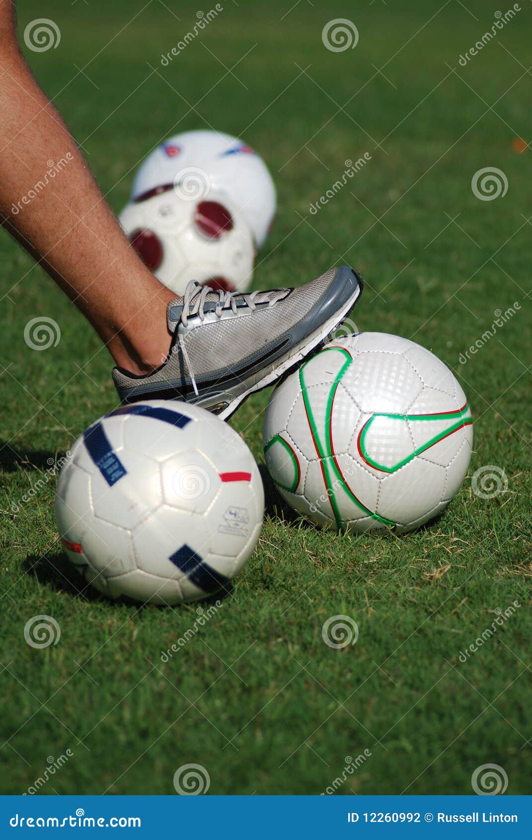 Soccer or Football Player at Rest Stock Photo - Image of compete ...