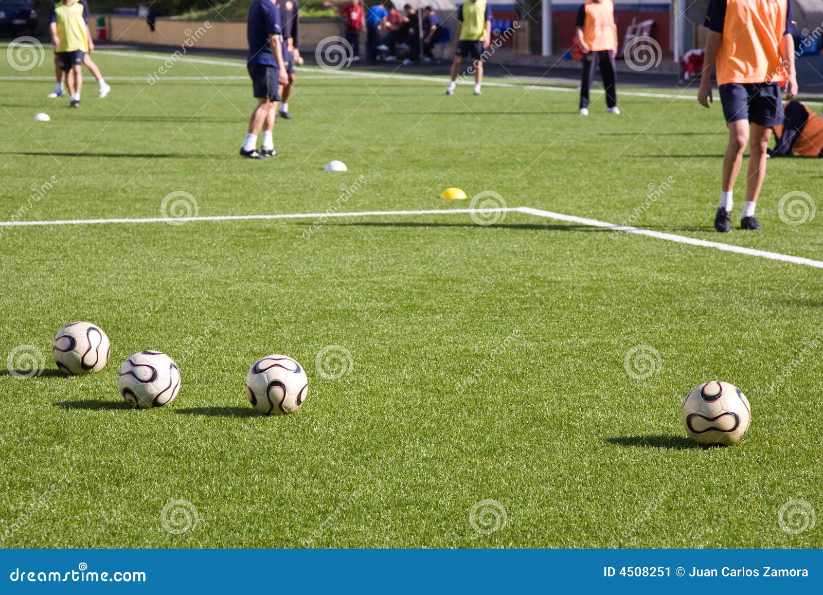 Soccer or Football Training Session Stock Image - Image of male ...