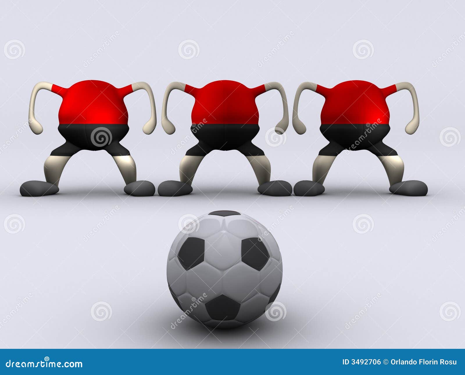 Soccer fun stock illustration. Illustration of players - 3492706