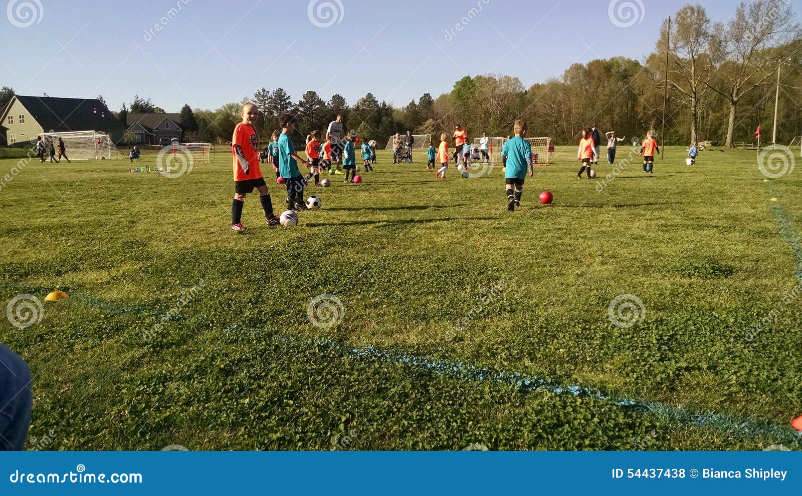 Soccer fun editorial stock photo. Image of soccer, kids - 54437438