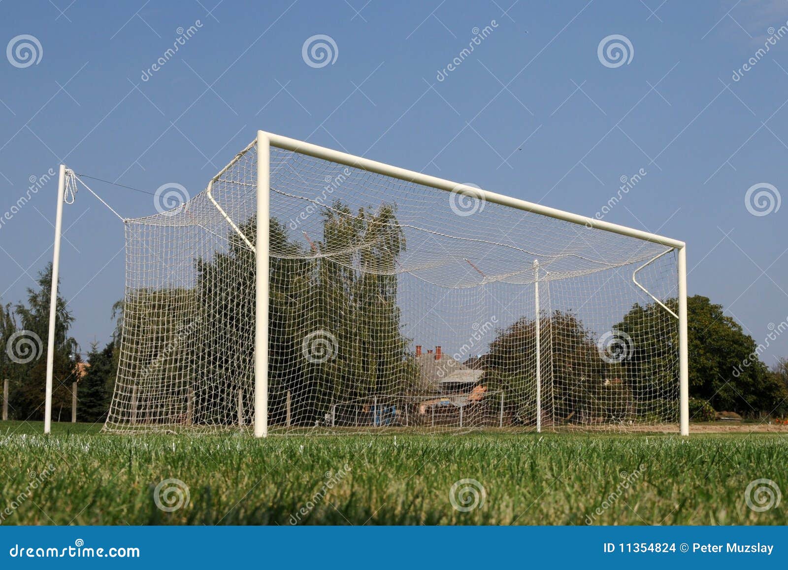 Soccer gate stock photo. Image of stadium, play, training - 11354824