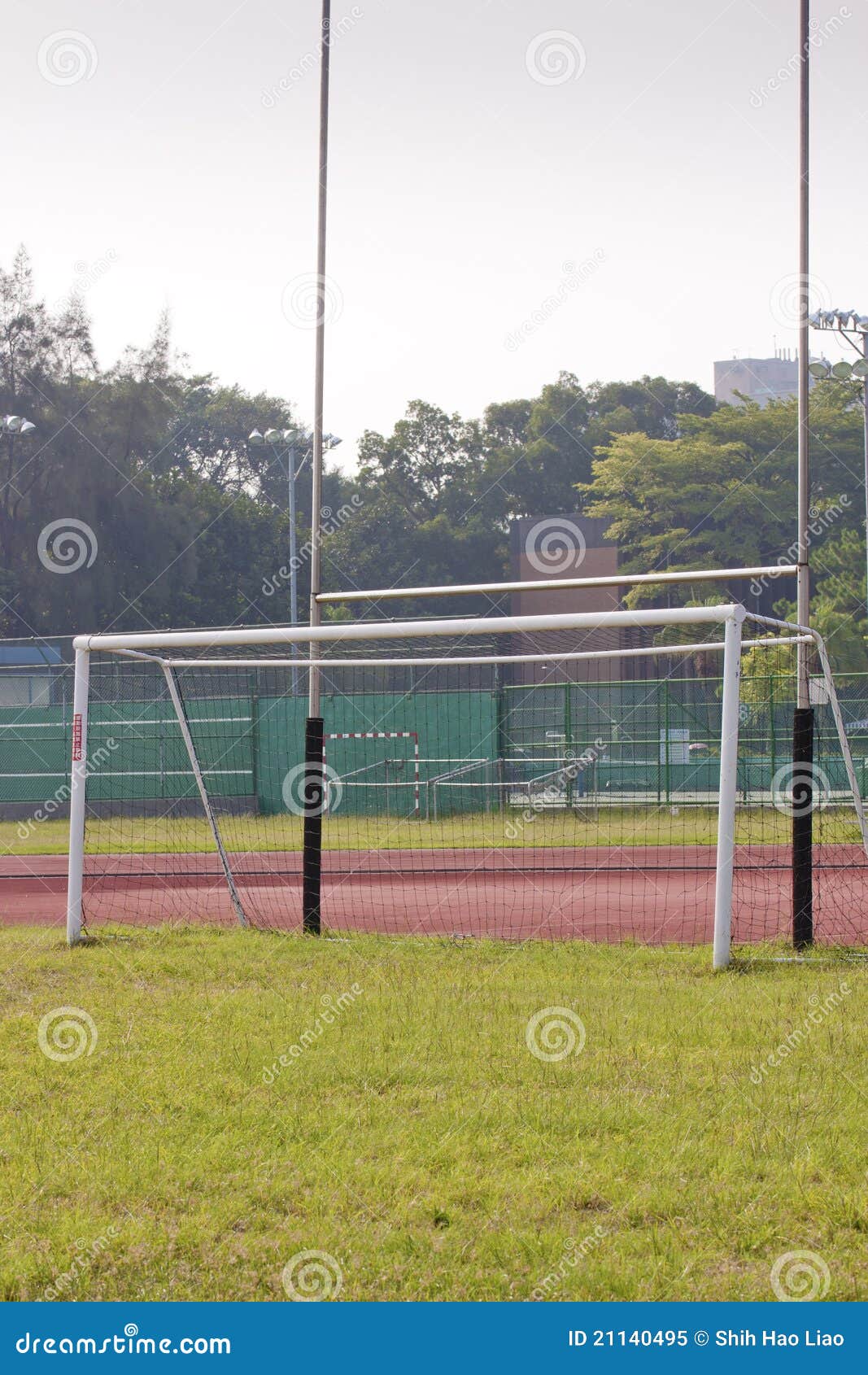 Soccer gate stock image. Image of corner, gate, soccer - 21140495