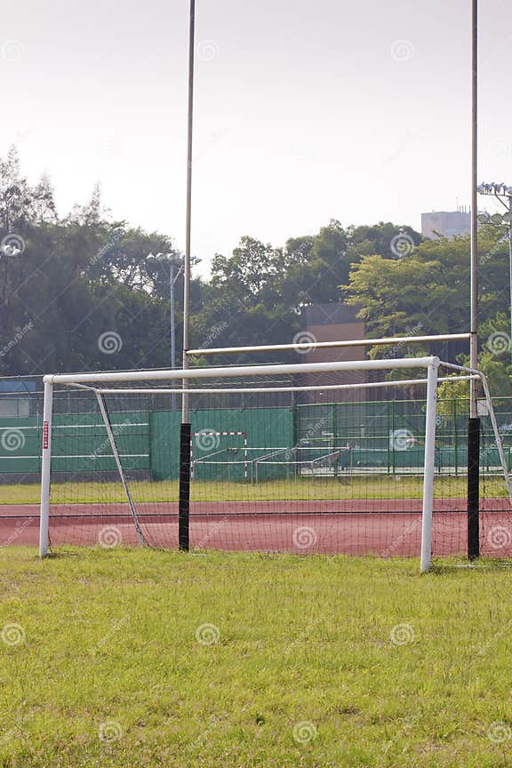 Soccer gate stock image. Image of corner, gate, soccer - 21140495