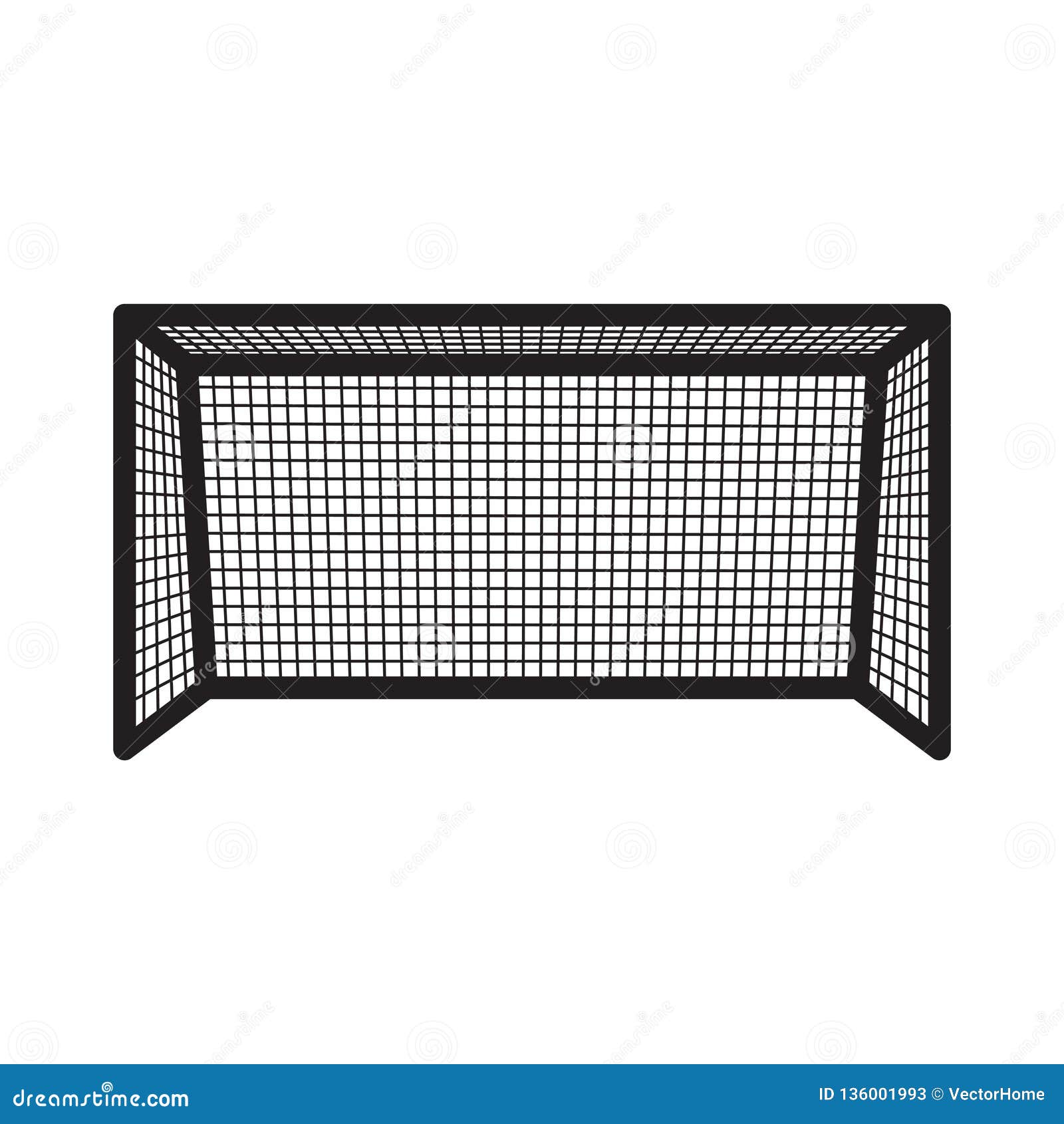 Soccer Gate Icon , Vector Illustration Stock Vector - Illustration of ...