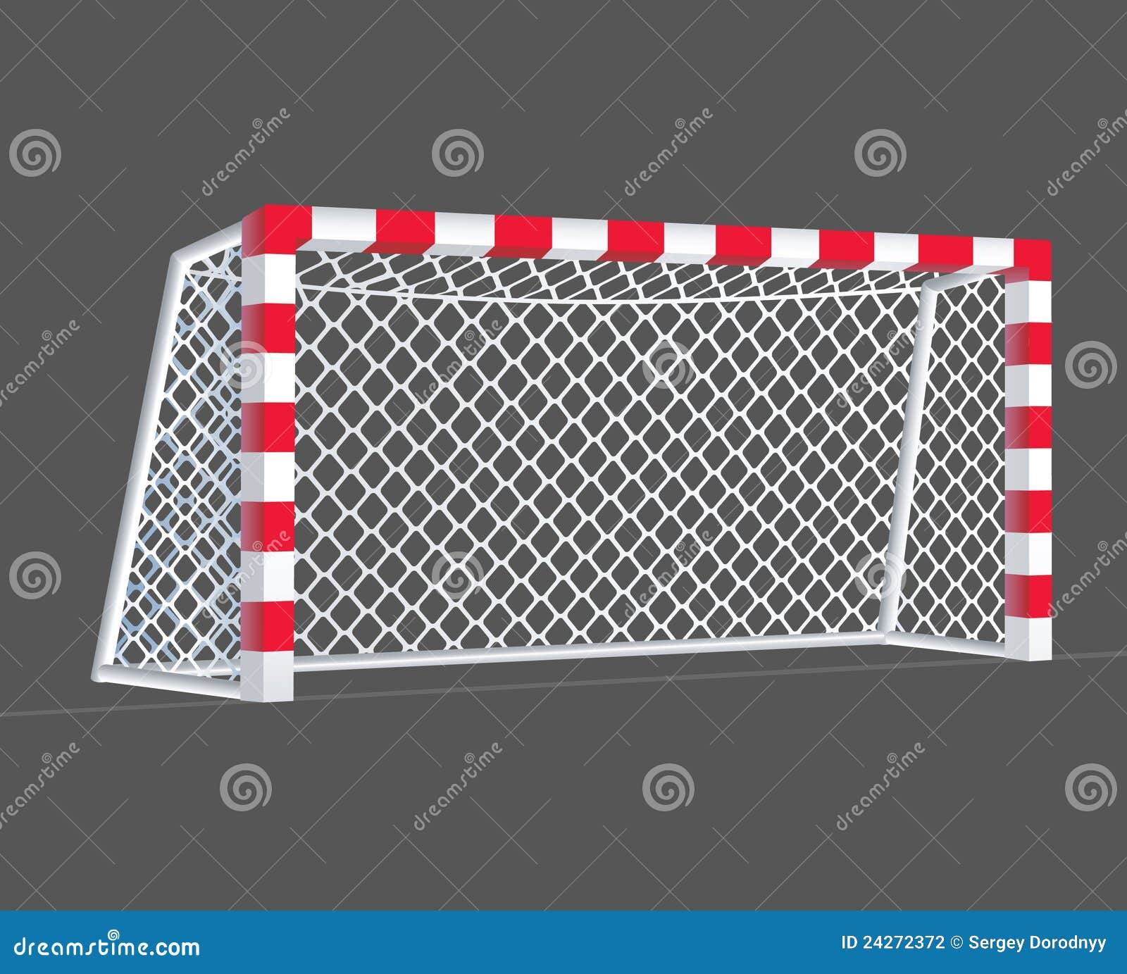 Soccer goal. stock vector. Illustration of design, soccer - 24272372