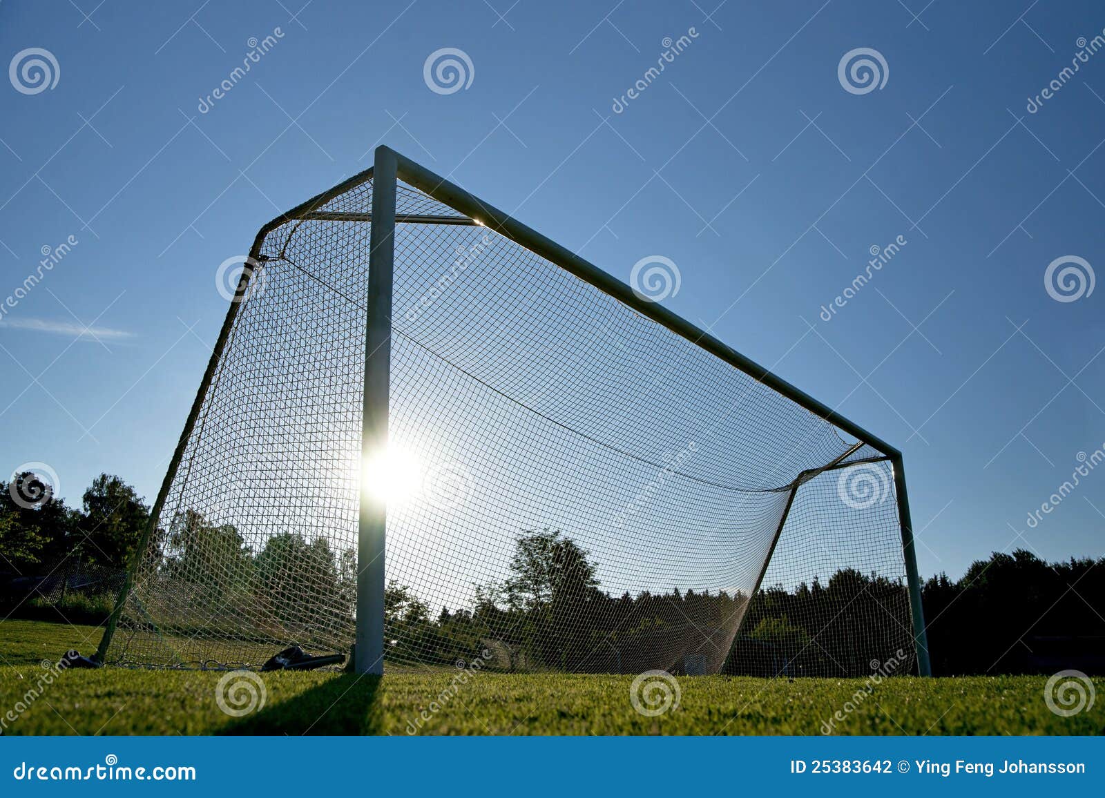 Soccer goal stock photo. Image of back, soccer, frame - 25383642