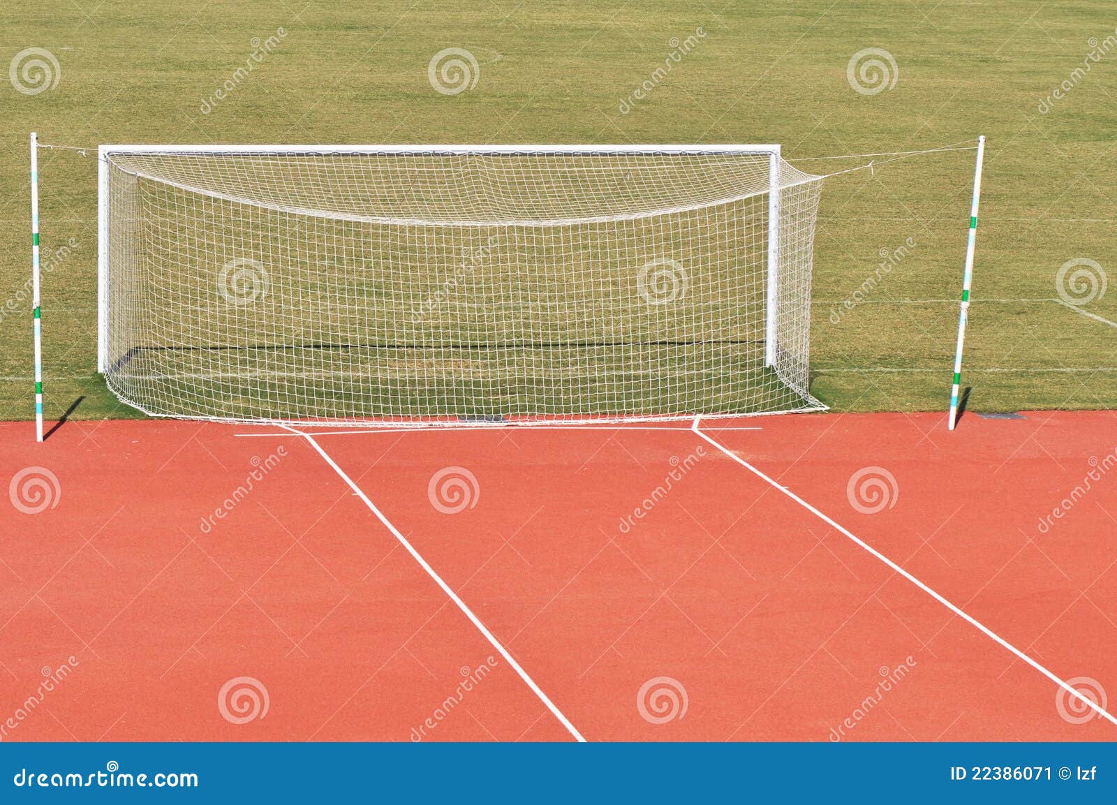 Soccer goal net stock image. Image of contest, lane, exercise - 22386071