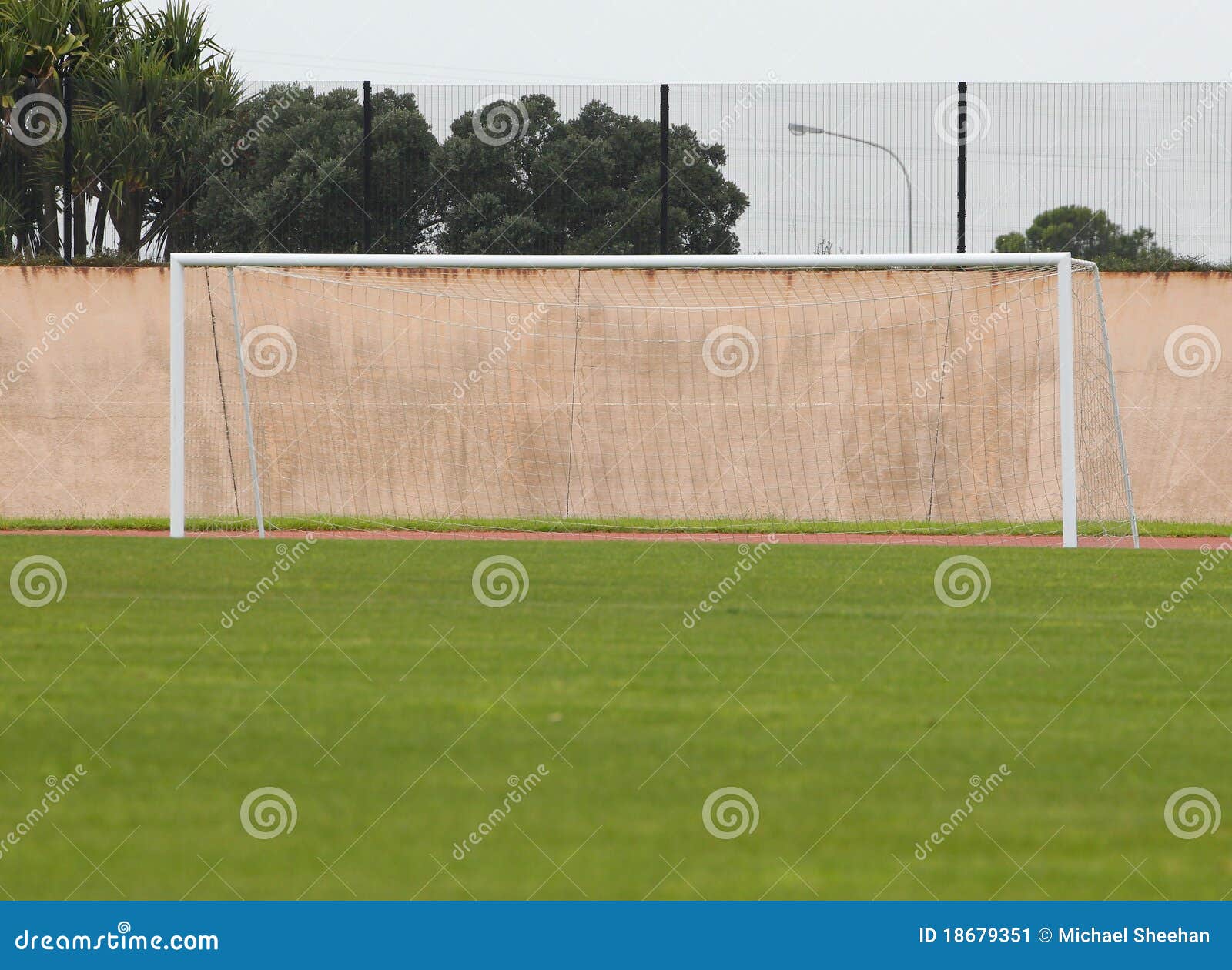 Soccer Goal Posts stock image. Image of outdoors, play - 18679351