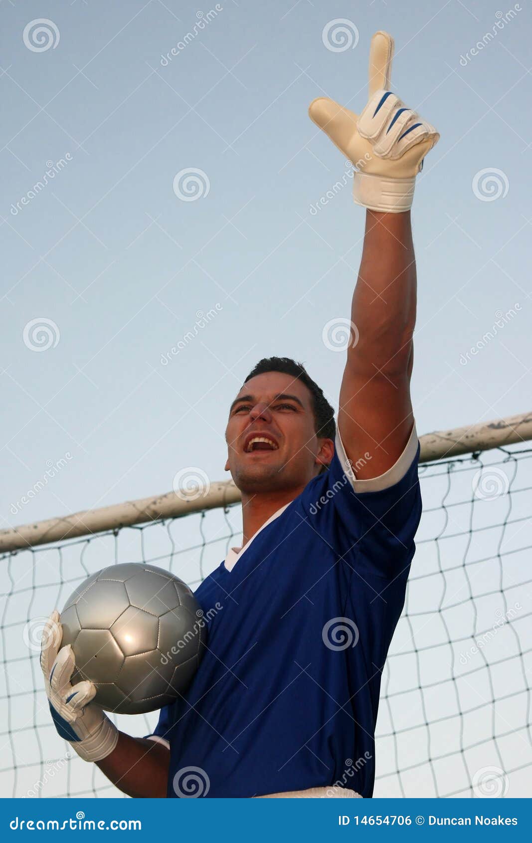 Soccer Goalkeeper stock photo. Image of happy, person - 14654706
