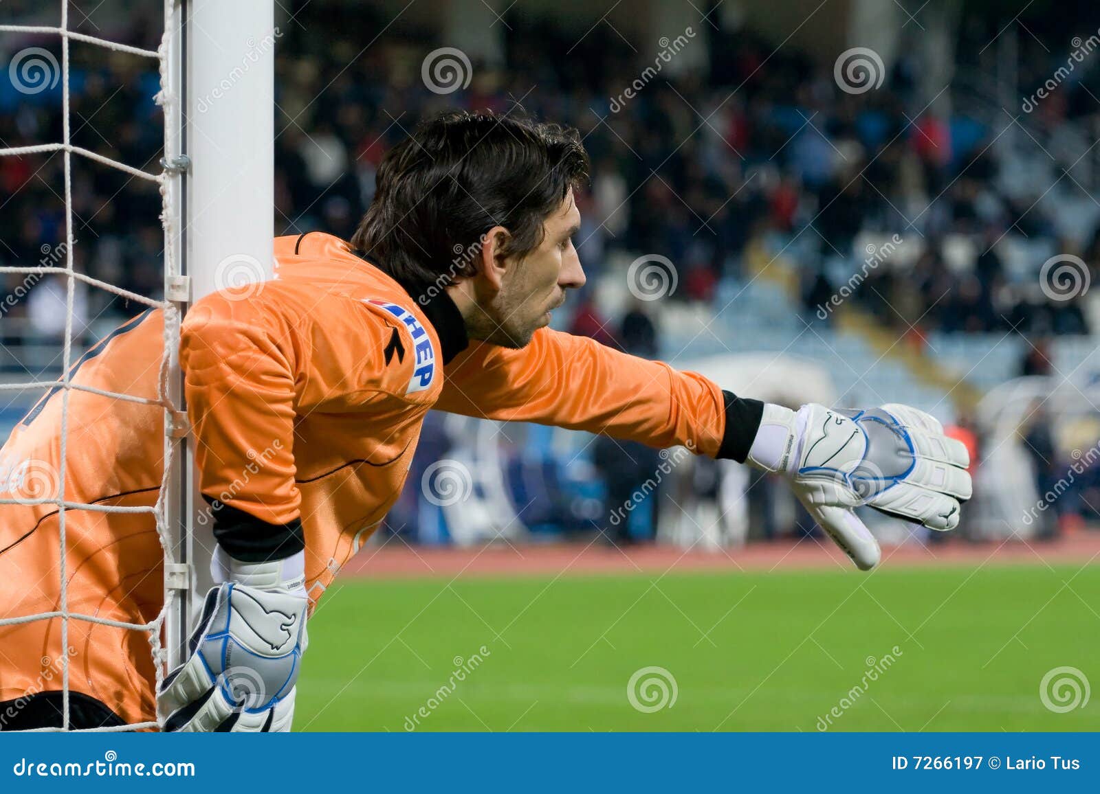 The soccer goalkeeper editorial photography. Image of penalty - 7266197