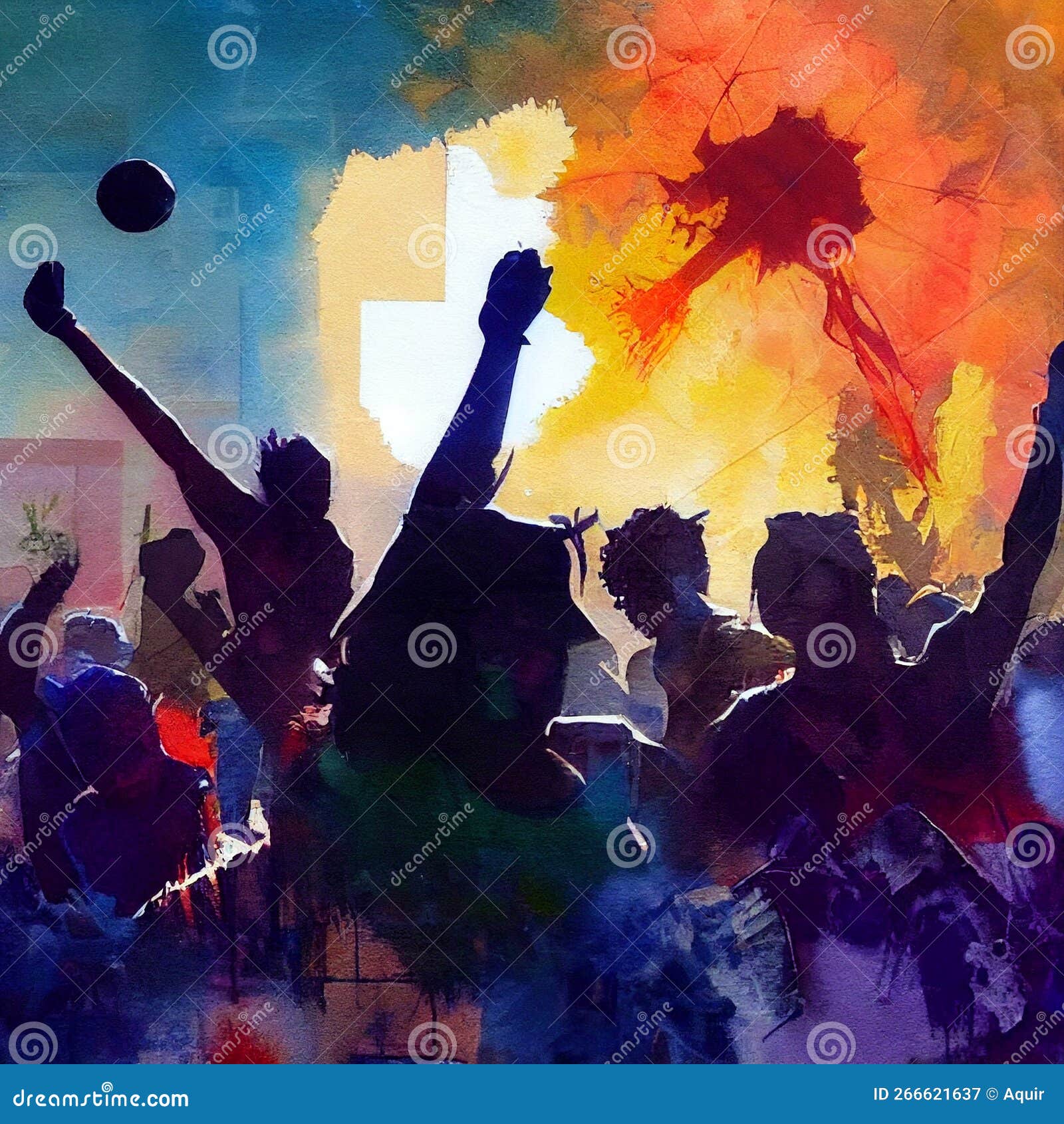 Soccer Fans Football Hooligans Football Fans Celebrating Team Victory