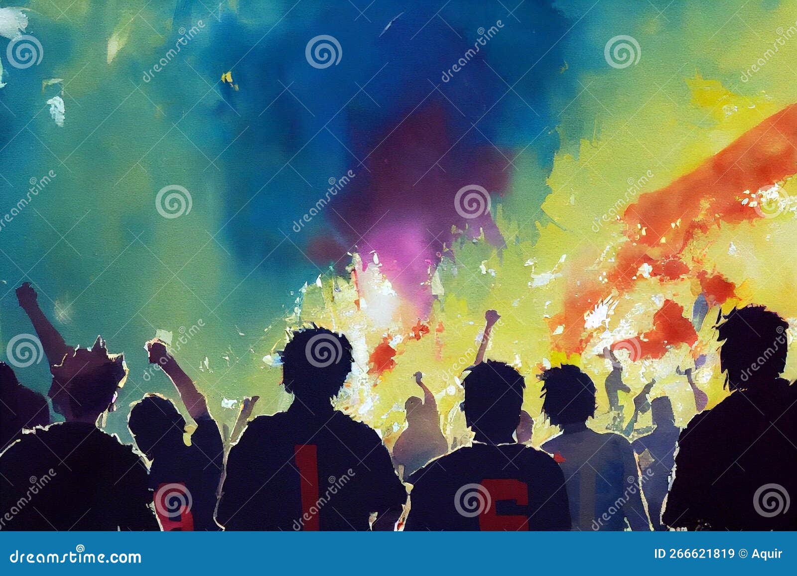 Soccer Fans Football Hooligans Football Fans Celebrating Team Victory