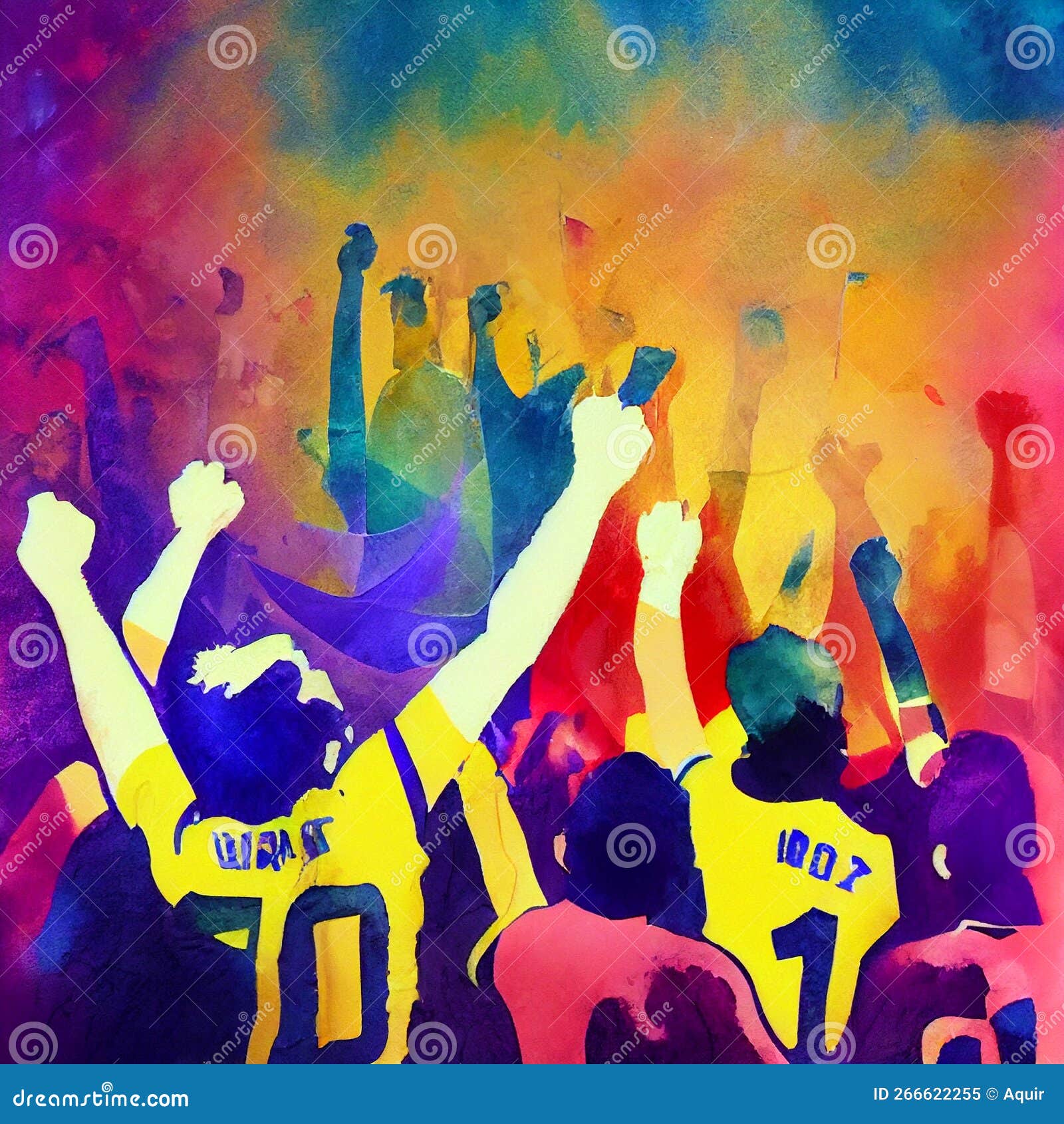 Soccer Fans Football Hooligans Football Fans Celebrating Team Victory