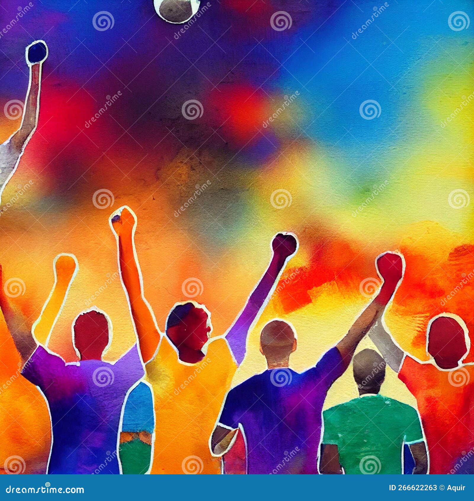 Soccer Fans Football Hooligans Football Fans Celebrating Team Victory