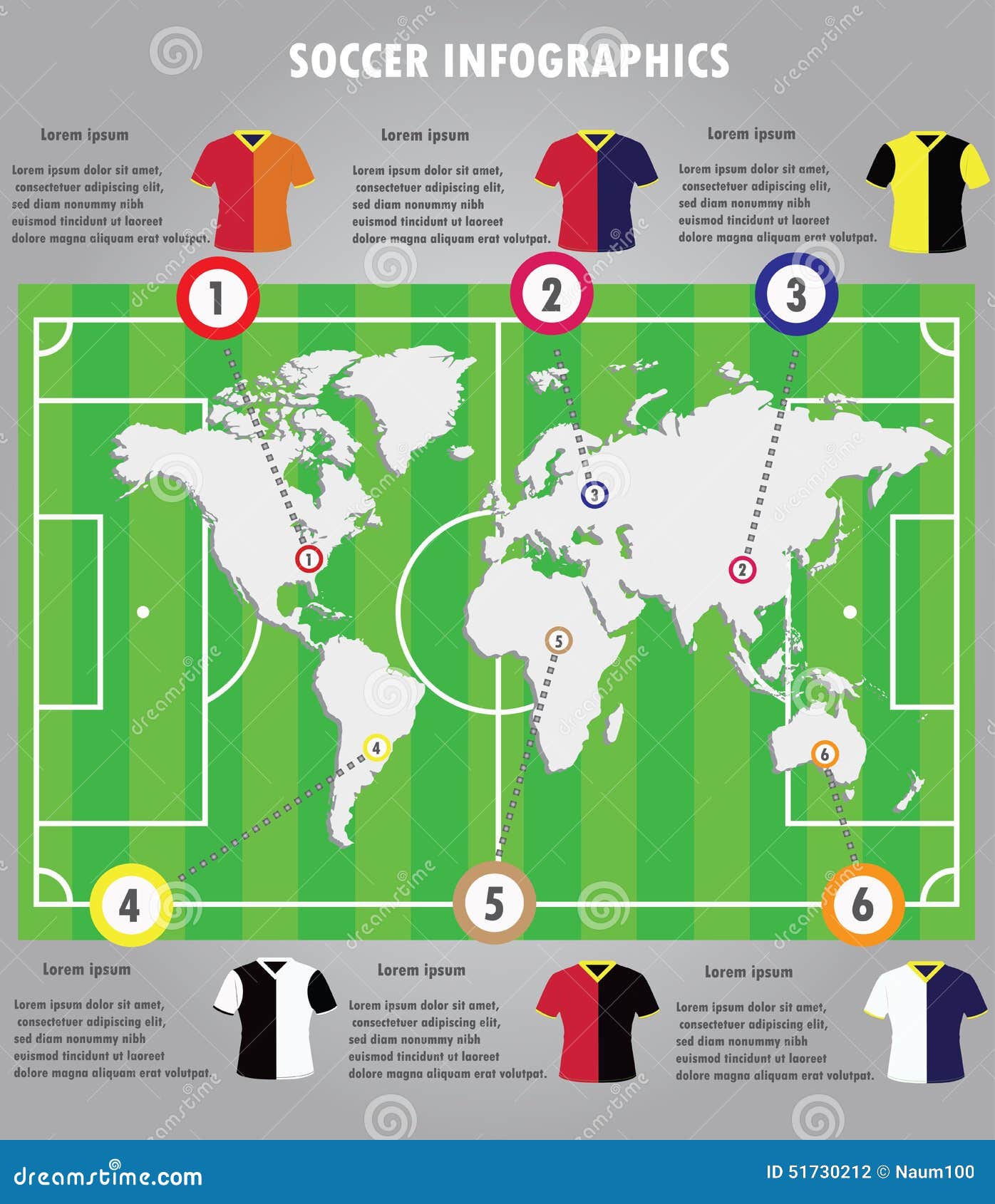 Soccer Infographics Elements Infographic Vector. Stock Illustration ...