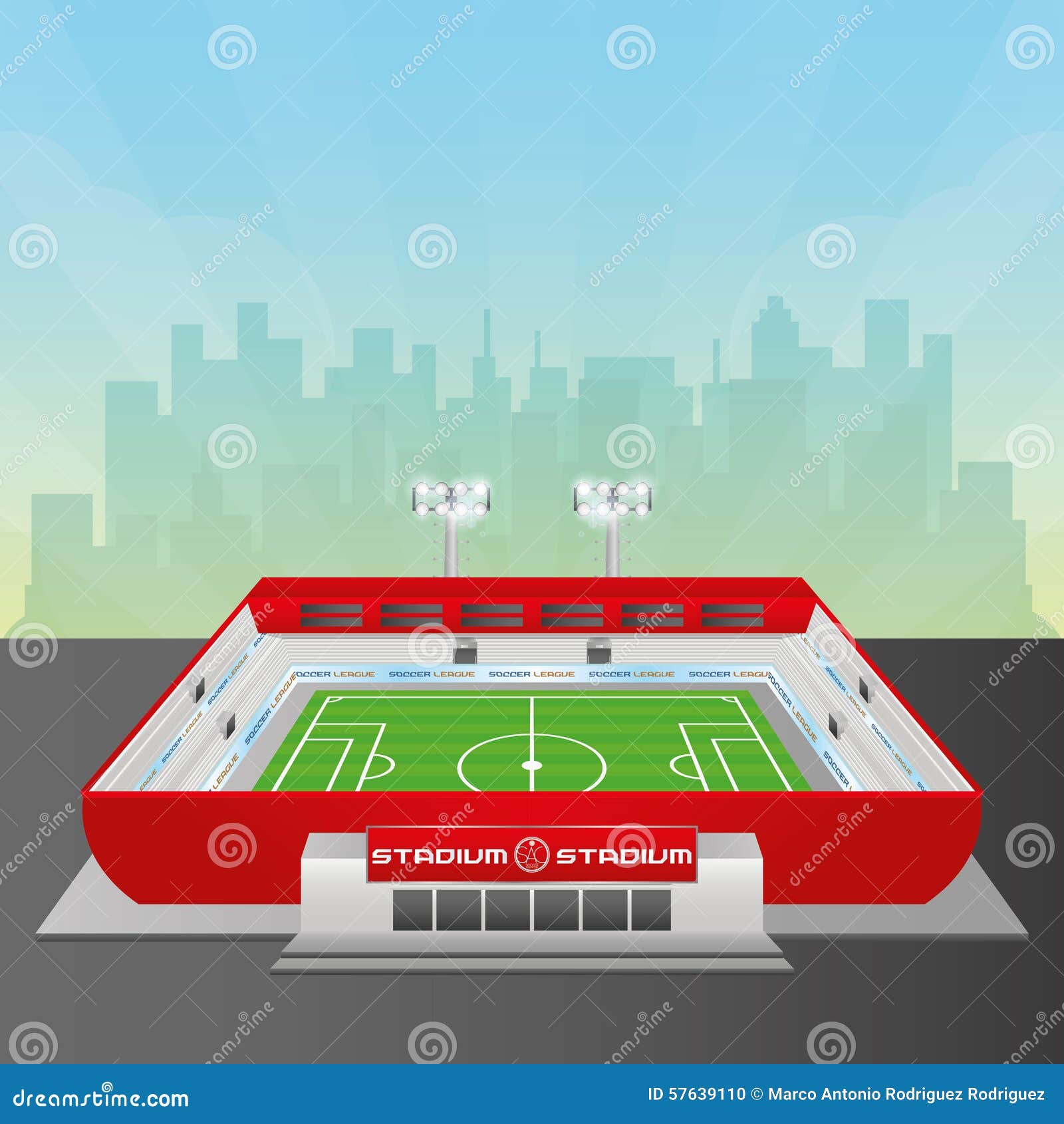 Soccer stock illustration. Illustration of play, sign - 57639110