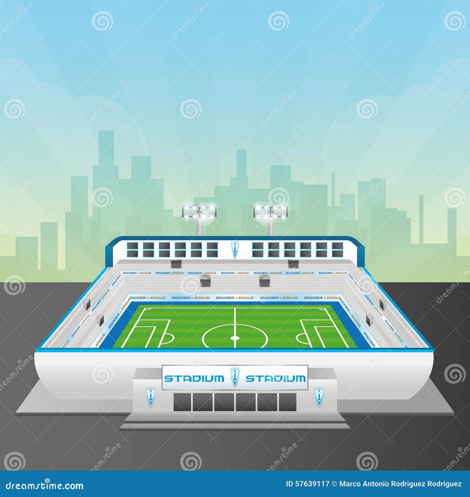 Soccer stock illustration. Illustration of round, abstract - 57639117