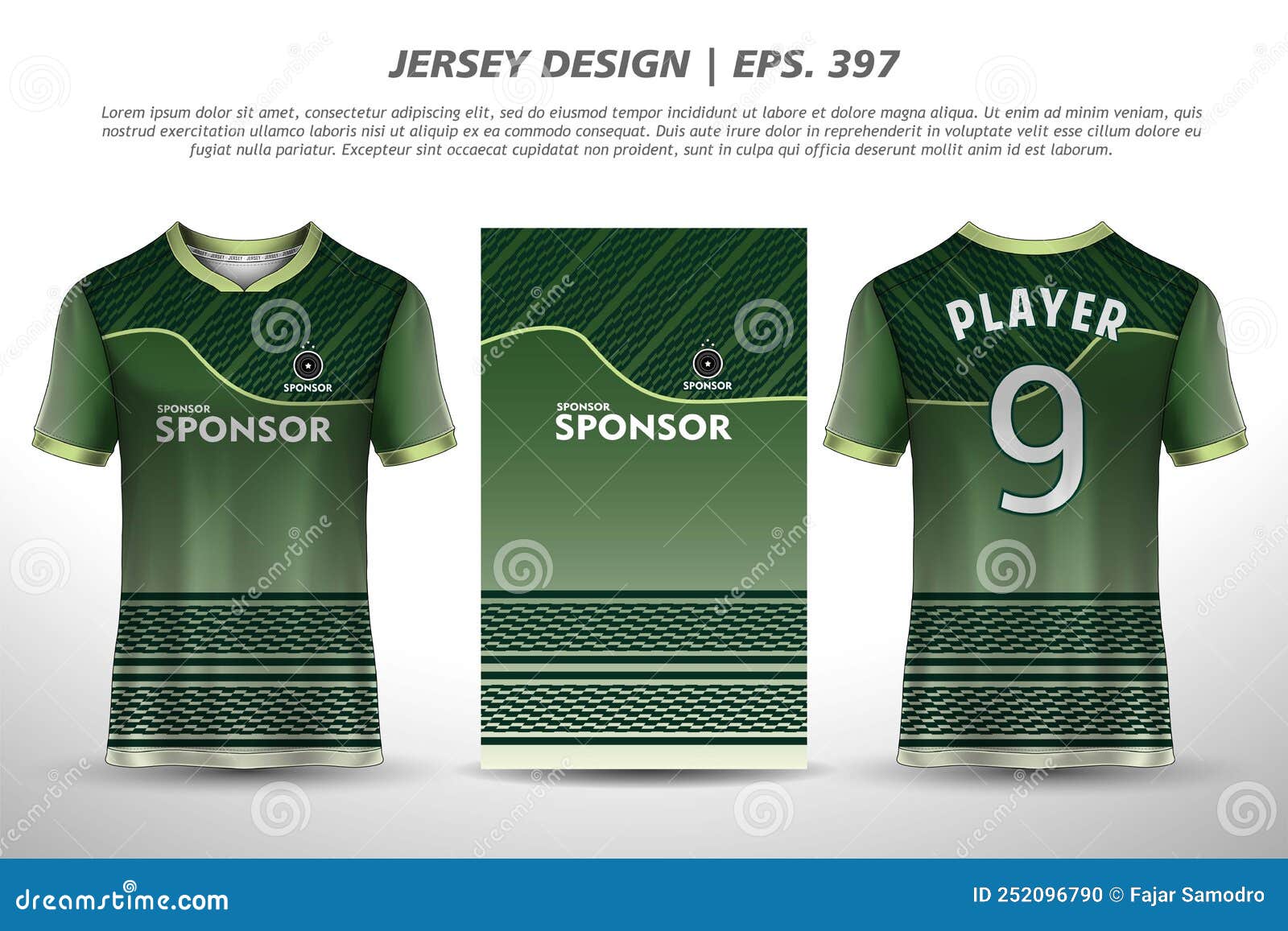 Soccer Jersey Football Design For Sublimation Sport T Shirt Design