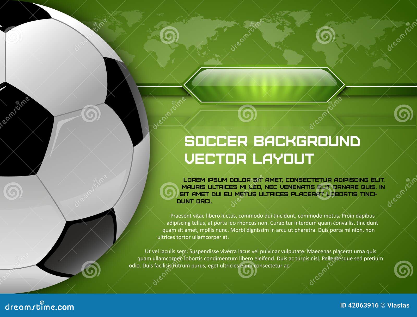 Soccer Layout stock illustration. Illustration of element - 42063916
