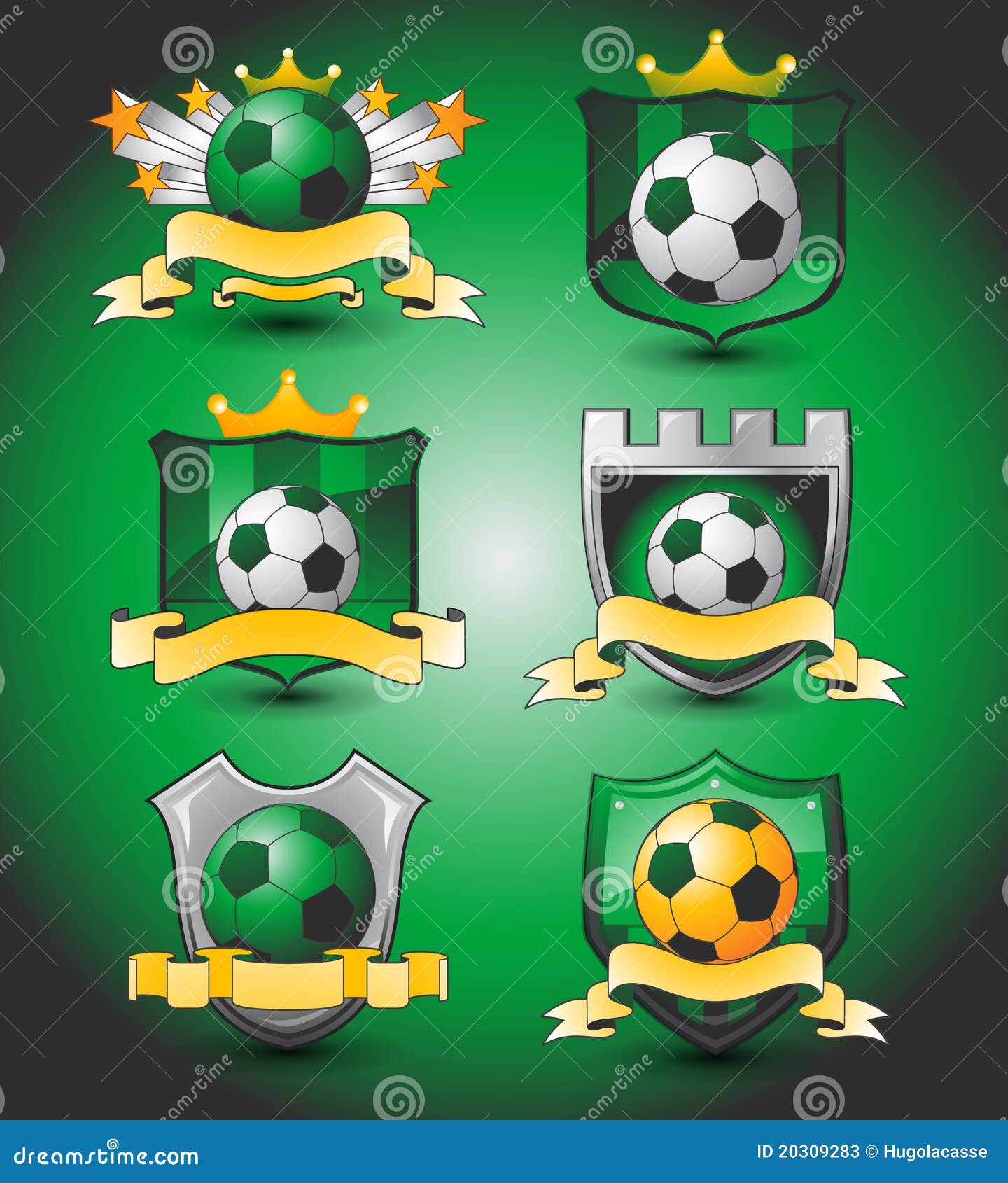 Soccer logo team emblem stock illustration. Illustration of king - 20309283