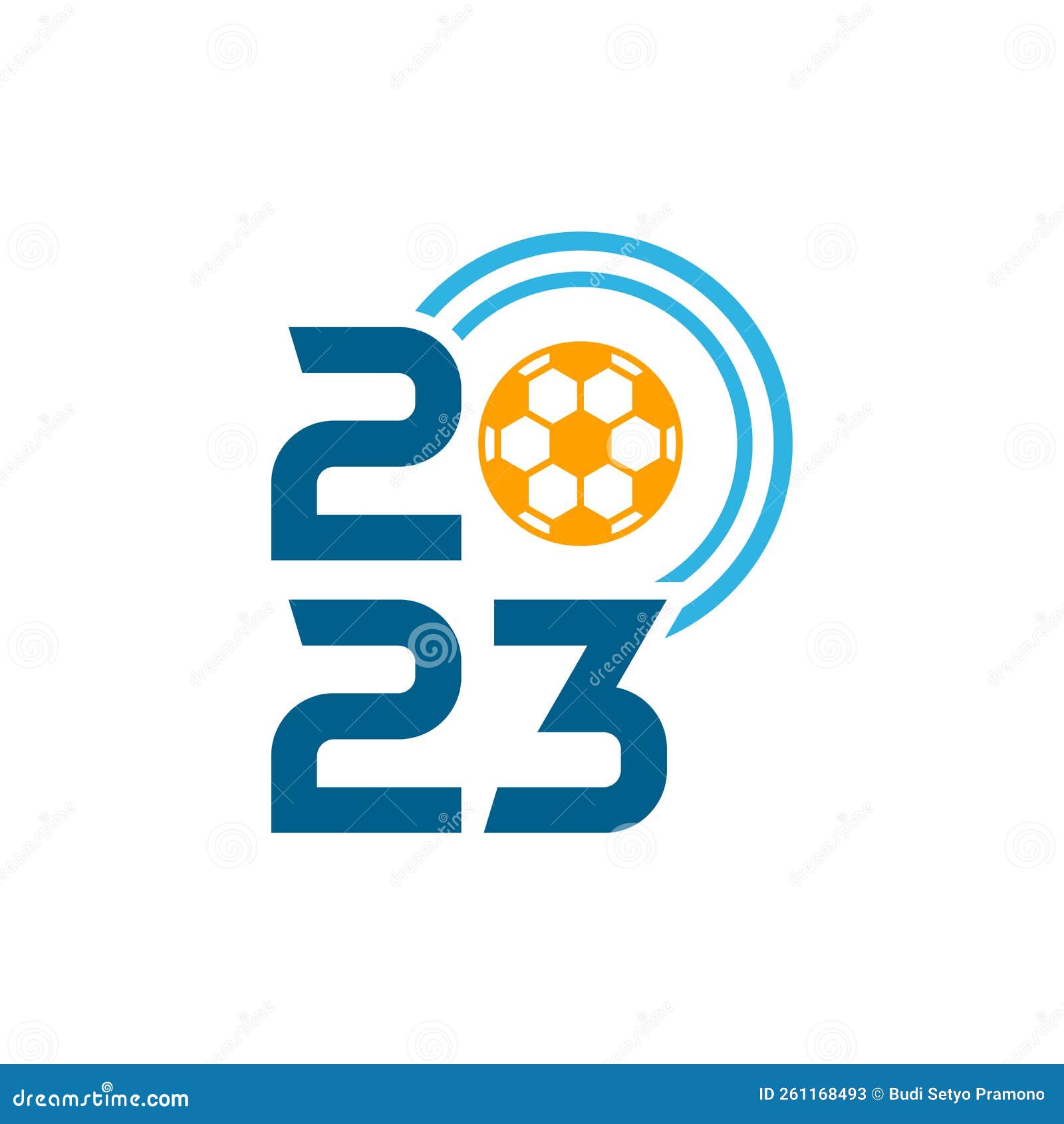 2023 Soccer Logo Template, Football 2023 Logo Design Vector Stock ...