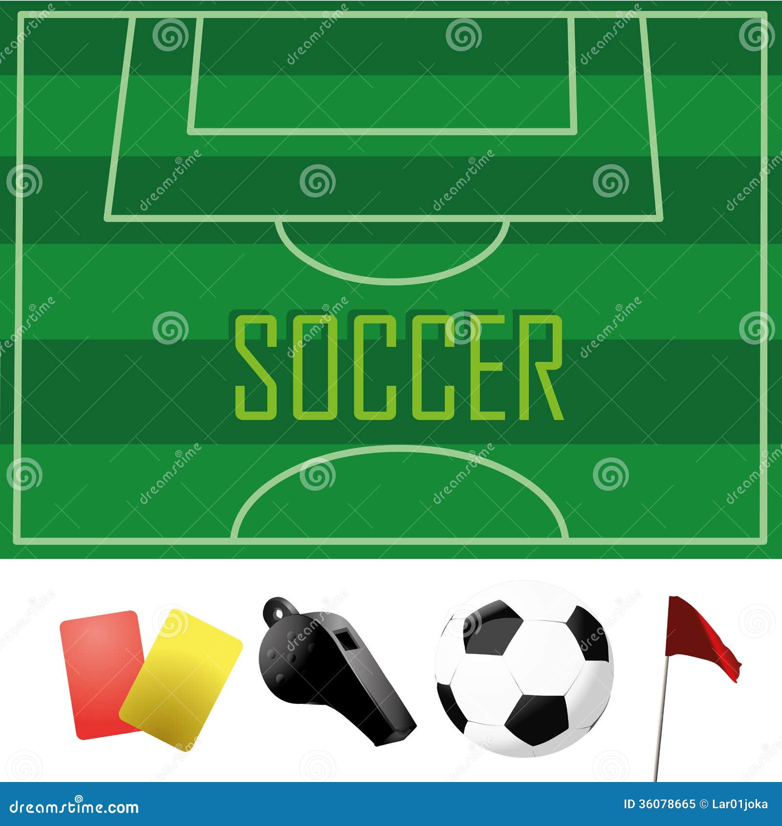 Soccer stock vector. Illustration of fitness, game, sport - 36078665
